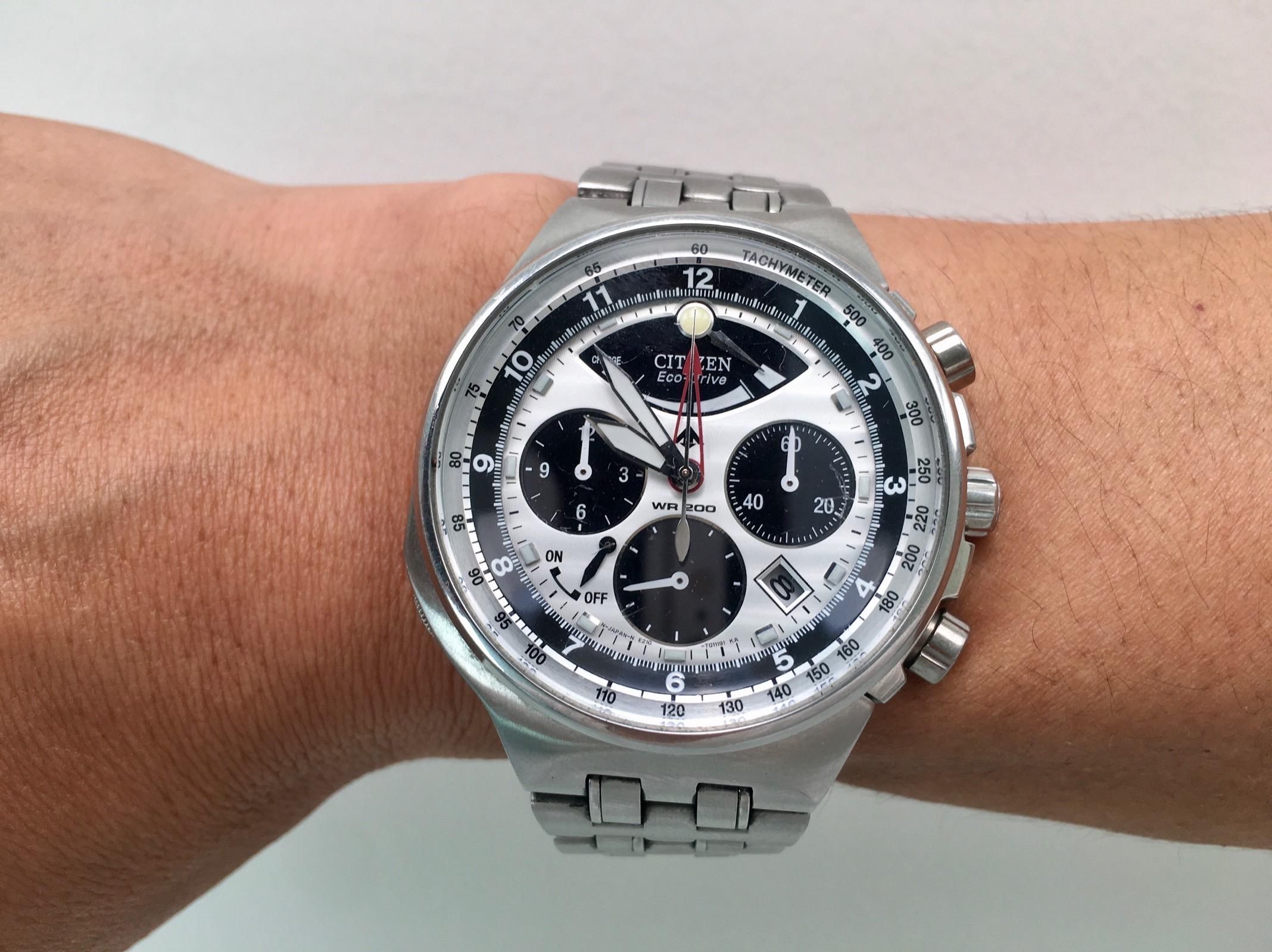 Citizen - Chronograph - Panda - cal. E210 Citizen Promaster Eco-Drive ...