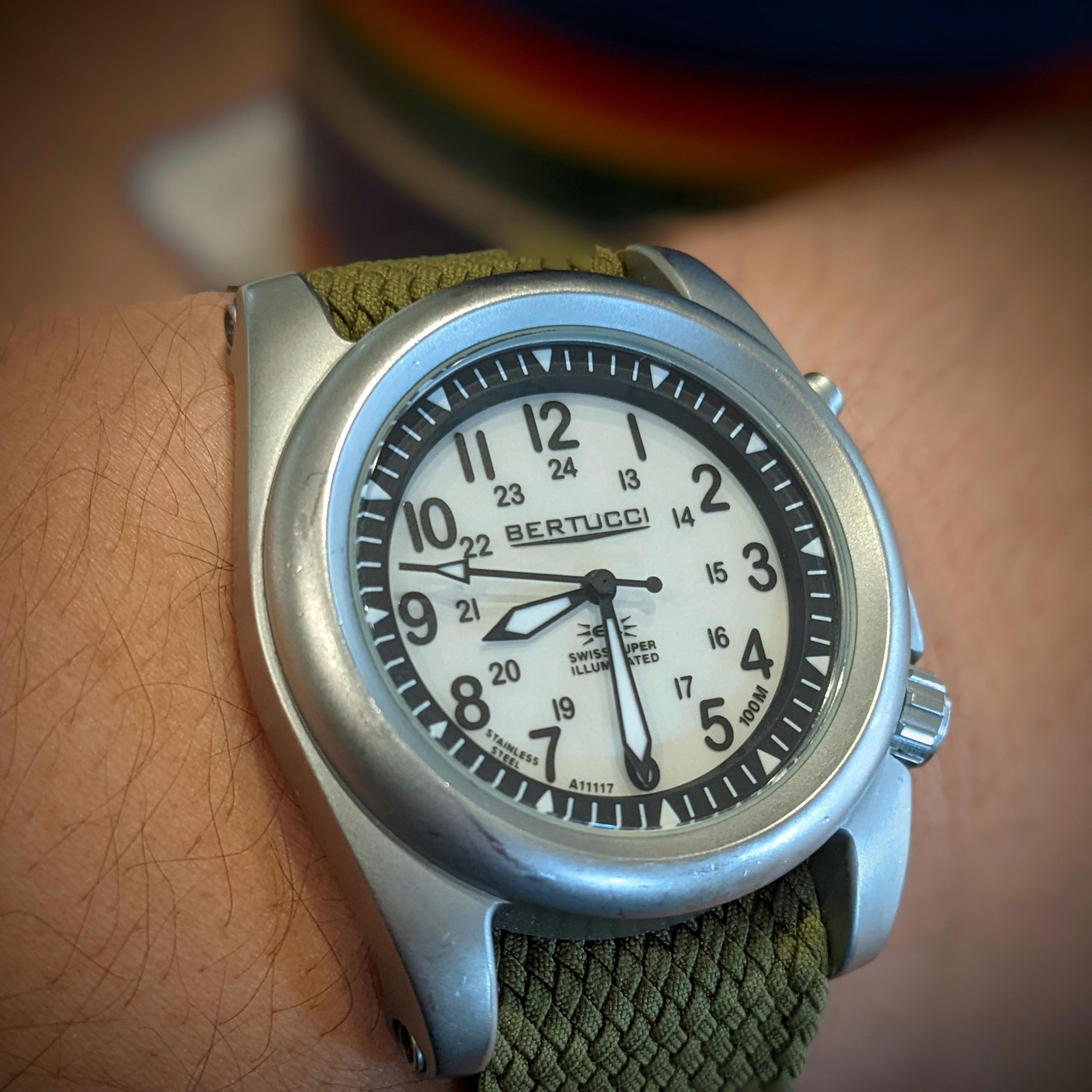 Bertucci A-3P - Vintage Green Dial | WatchCrunch