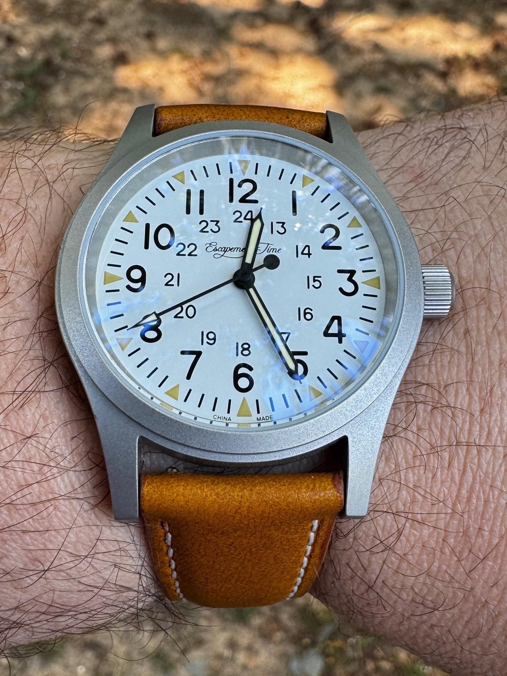 Escapement Time Field Watch | WatchCrunch