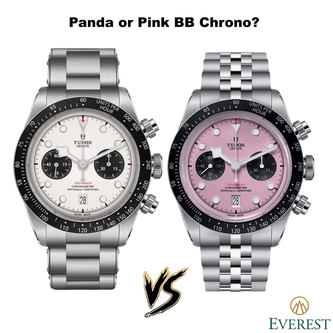 Pink dial watches = a sign of masculine confidence and swagger 🩷👍🏽 ...