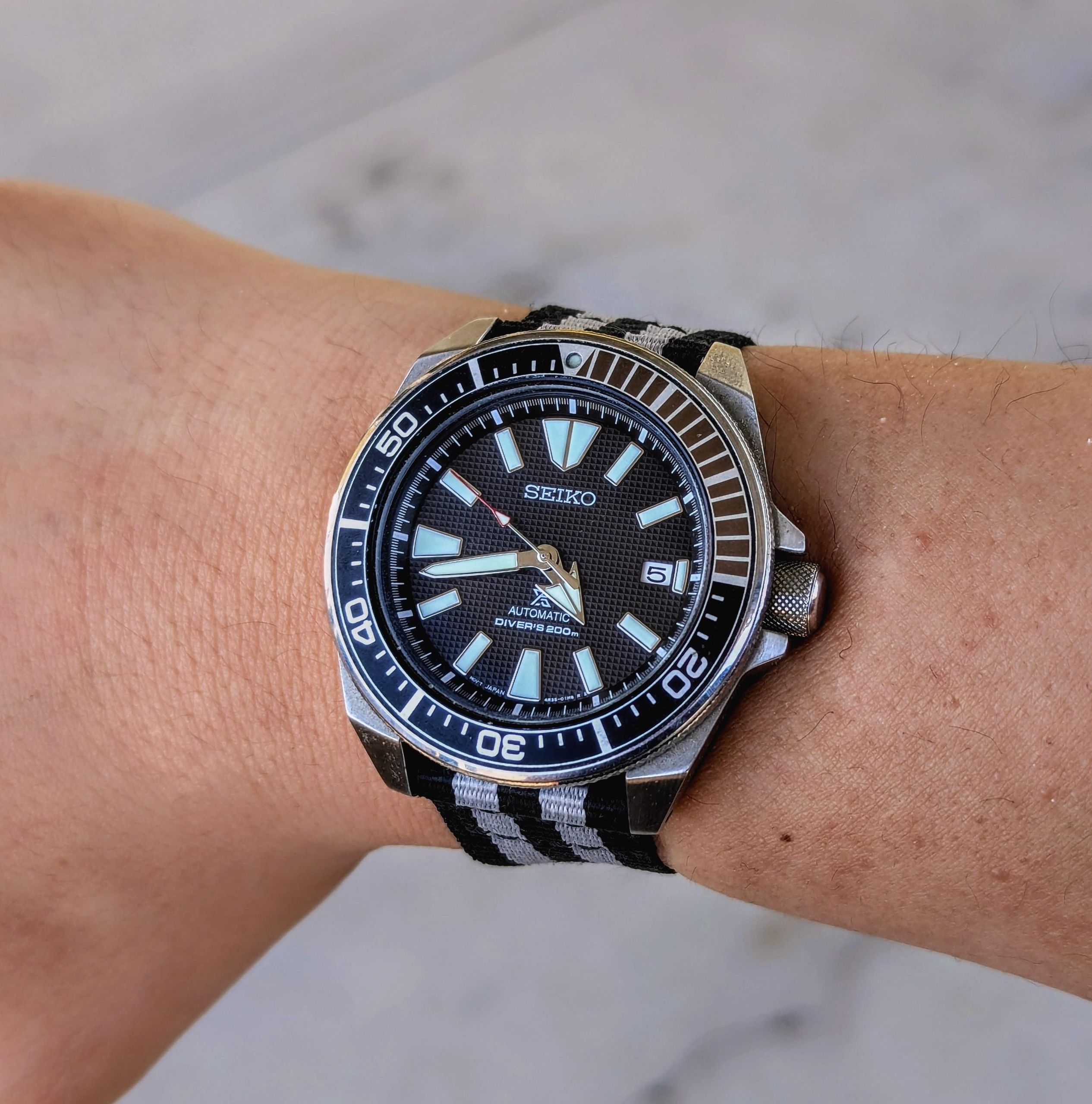 Seiko 2nd generation Samurai [SRPB51K1] made in January 2019. My ...