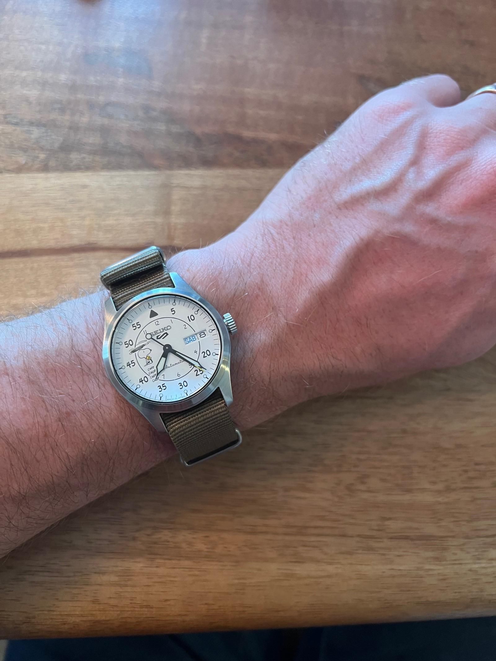 New Seiko Snoopy parachute | WatchCrunch