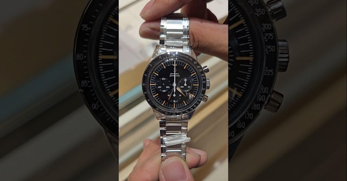 2024 FOIS Omega Speedmaster on 18.5cm Wrist Hands On First Omega In ...