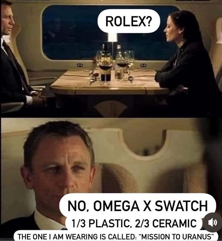Omega x swatch x meme | WatchCrunch