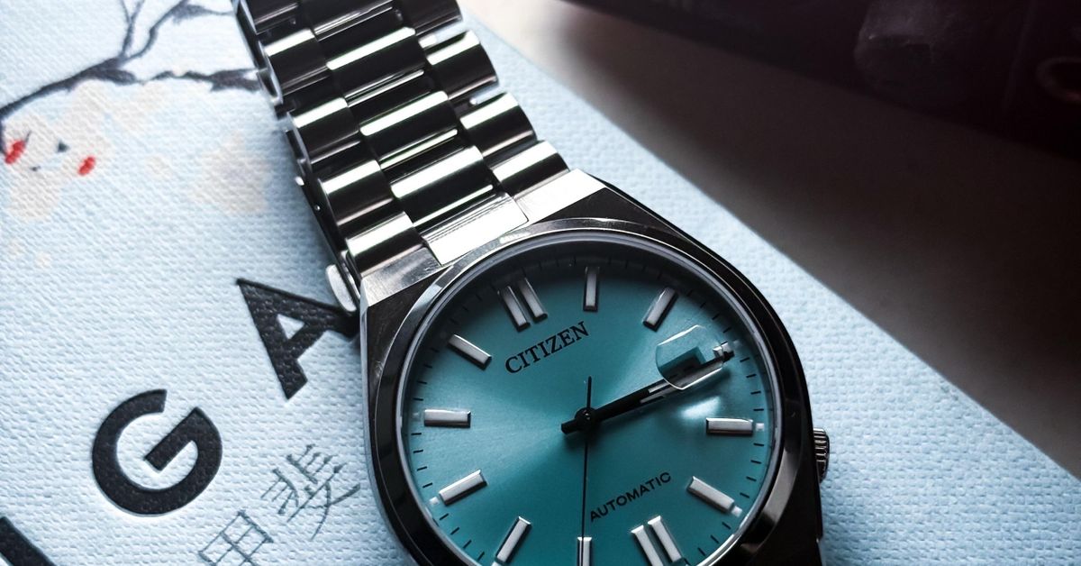 Turquoise dial on the Citizen Tsuyosa | WatchCrunch