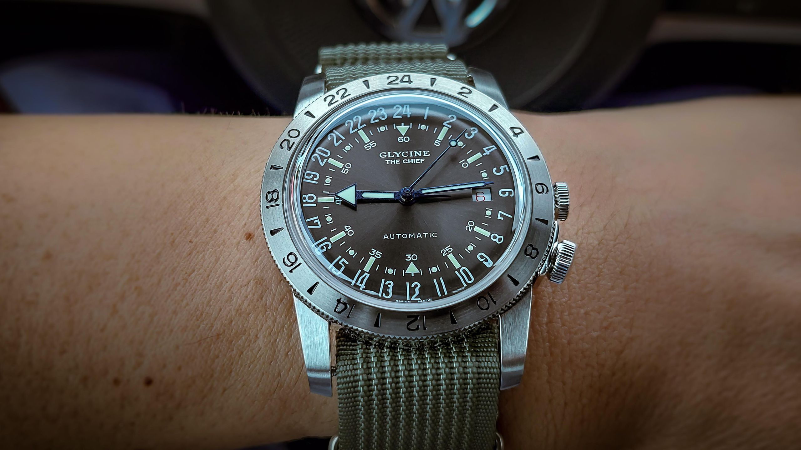 One of my favorite GMT watches and strap combo | WatchCrunch