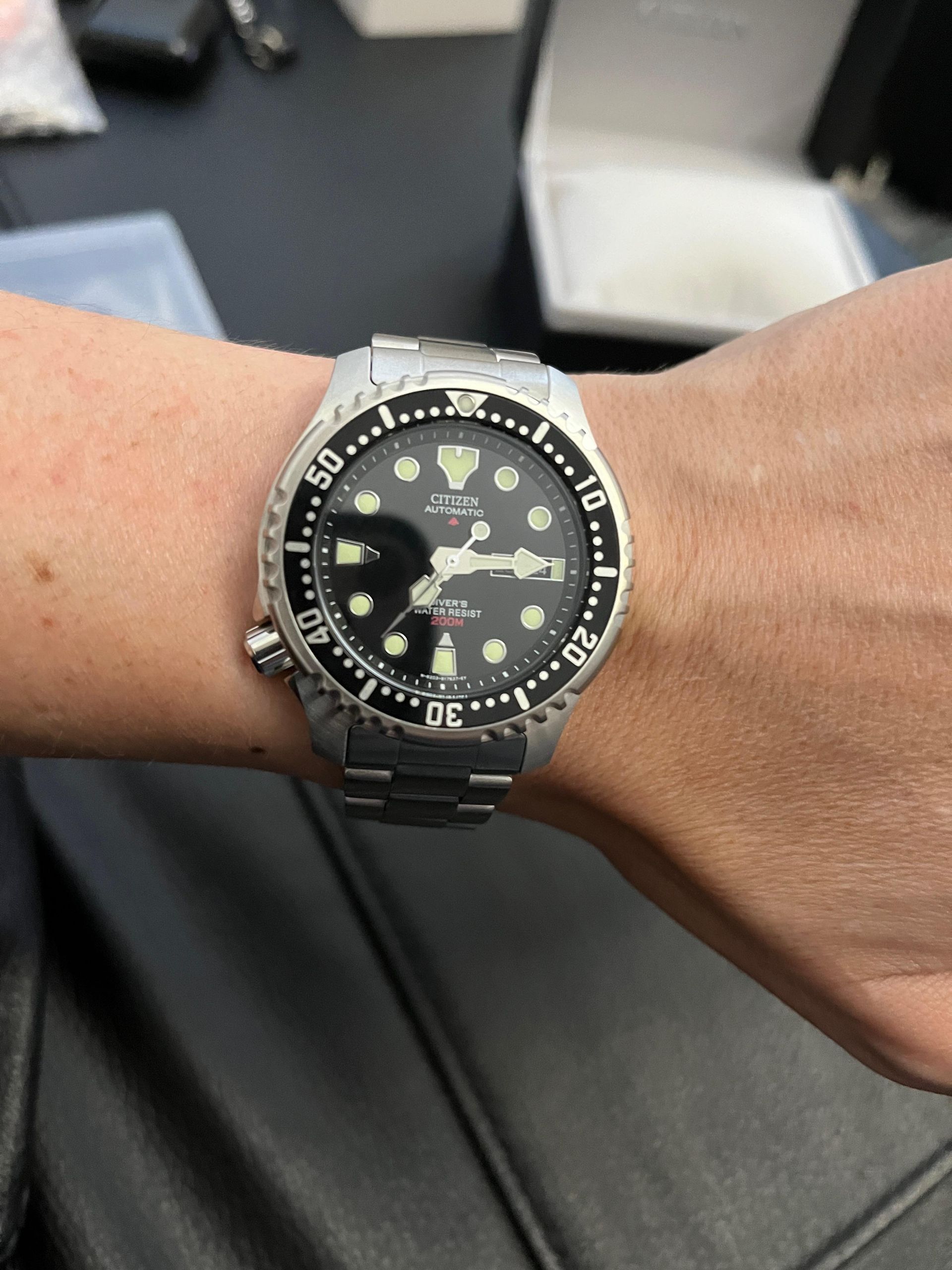 Citizen Promaster Sea Lefty Automatic Black Dial Men's Watch | WatchCrunch