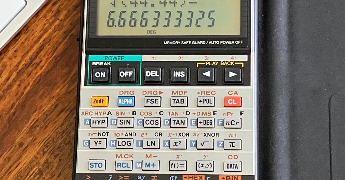 Show Us Your First Real Calculator? | WatchCrunch