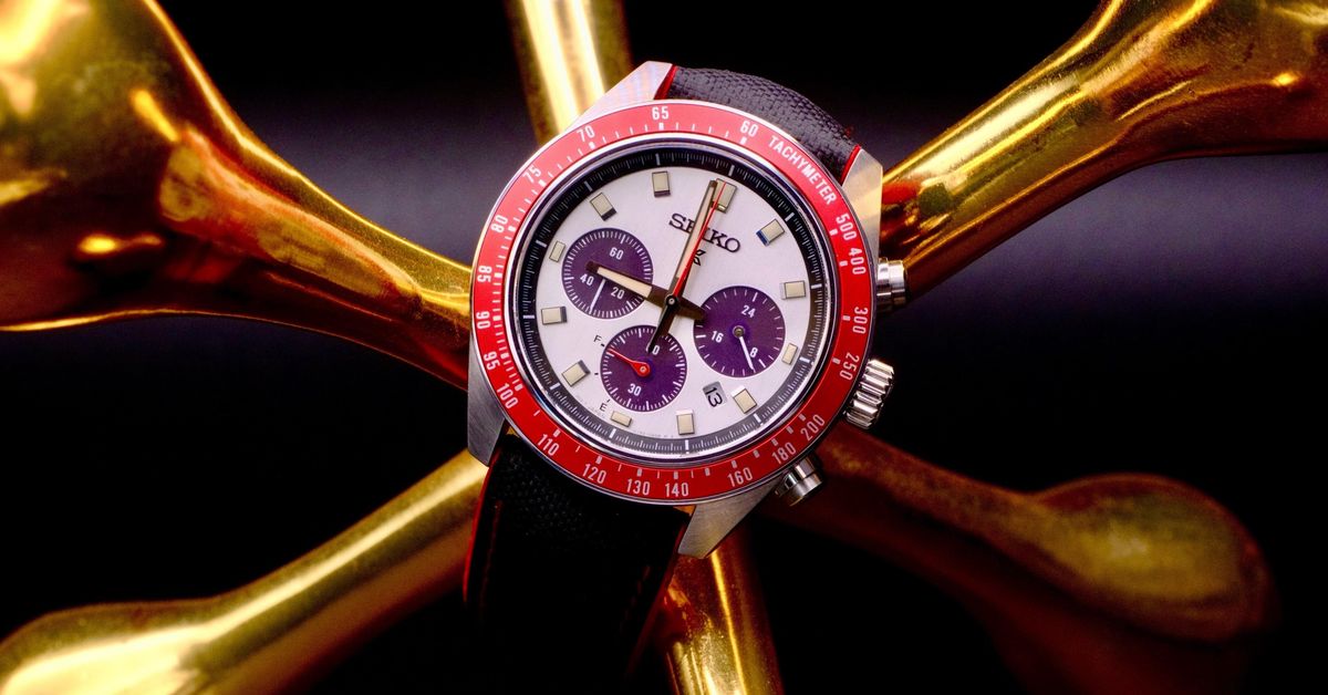 Seiko Speedtimer on Hirsch Strap | WatchCrunch