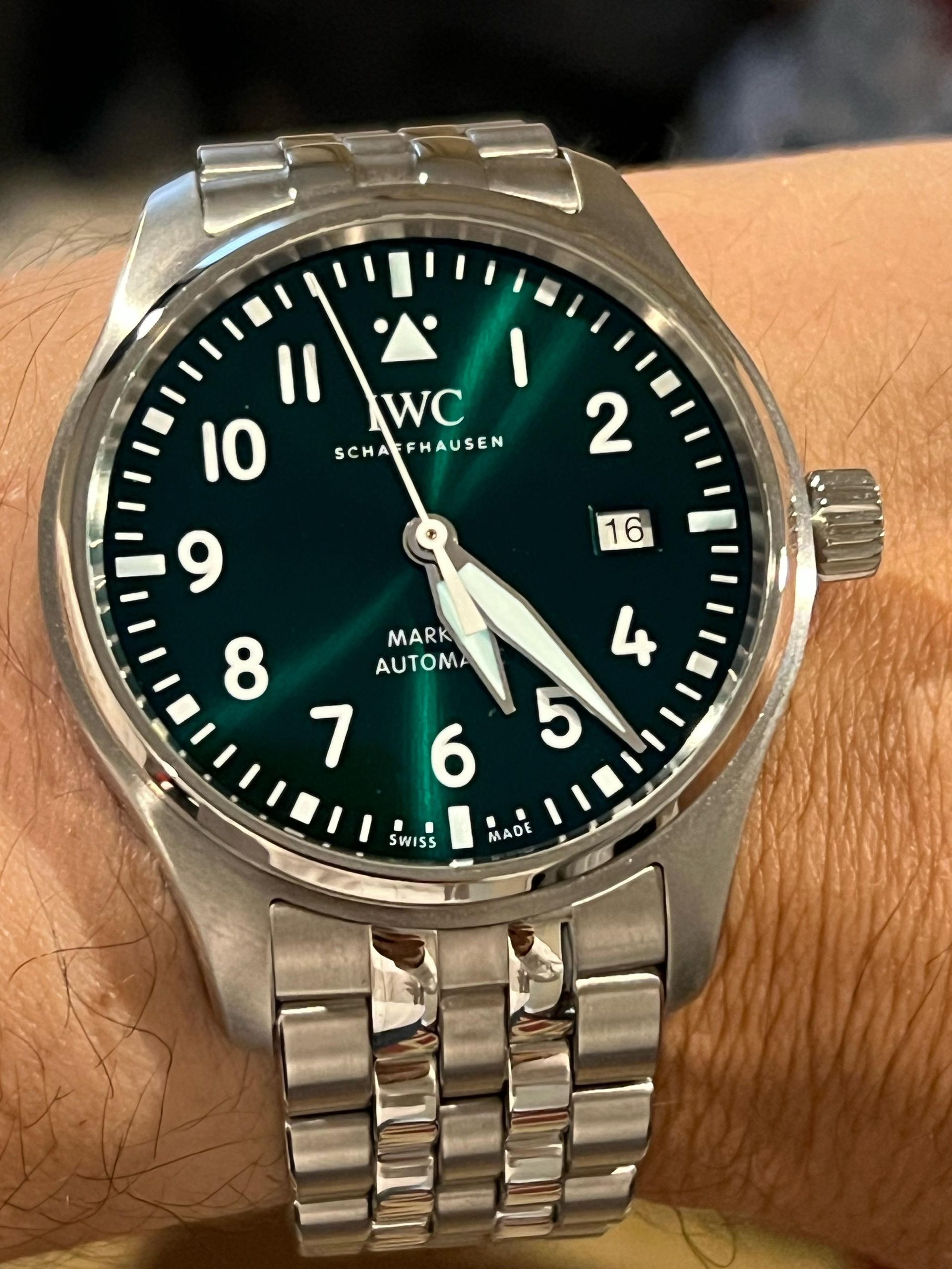 IWC Mark XX Green Dial | WatchCrunch