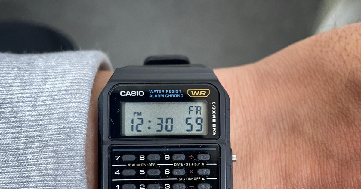Casio Calculator Watch CA53W-1 | WatchCrunch