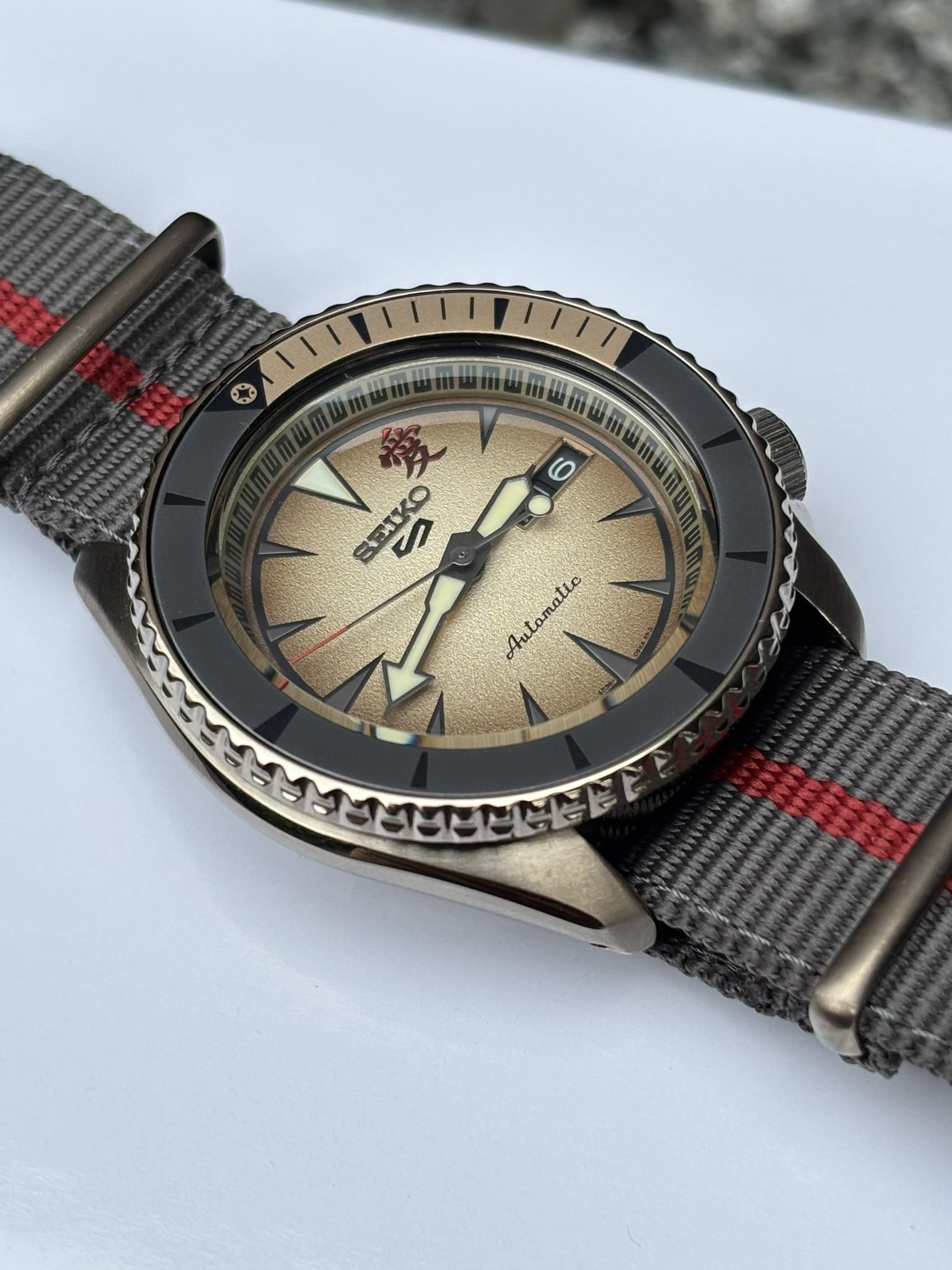 Review: Seiko 5 Sports Naruto & Boruto Gaara LE ref: SRPF71K1 | WatchCrunch