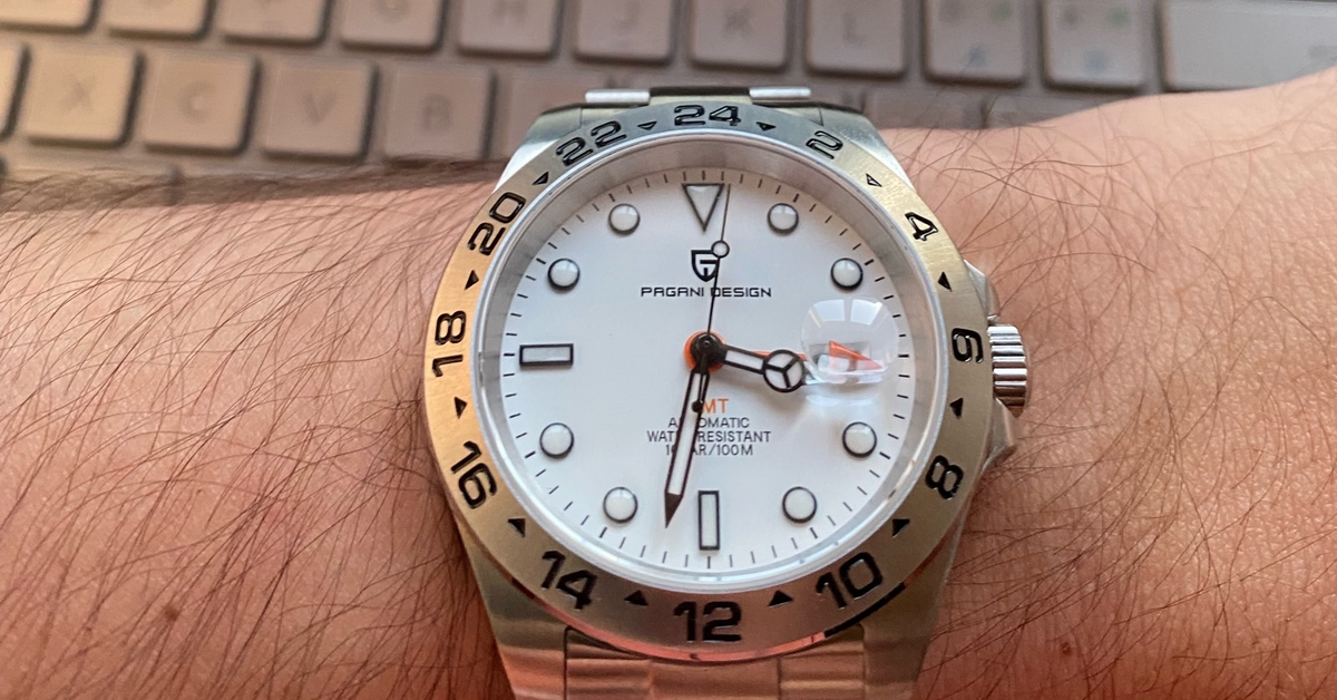 First version of the Pagani Design Explorer II homage | WatchCrunch