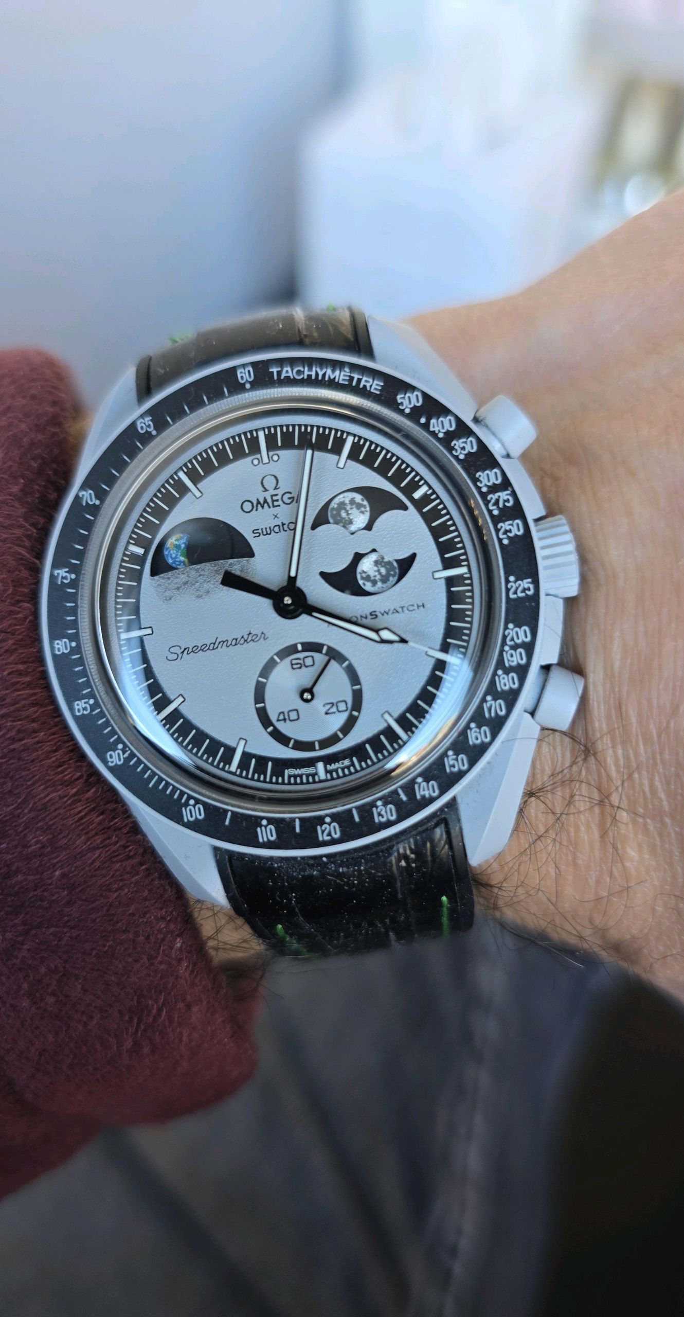 MoonSwatch - Earthphase | WatchCrunch