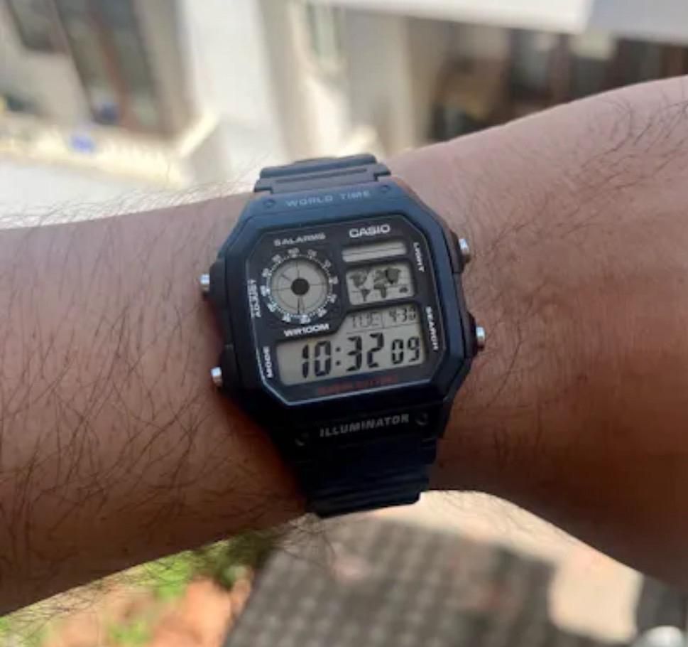 Casio Royale Black AE1200 | WatchCrunch