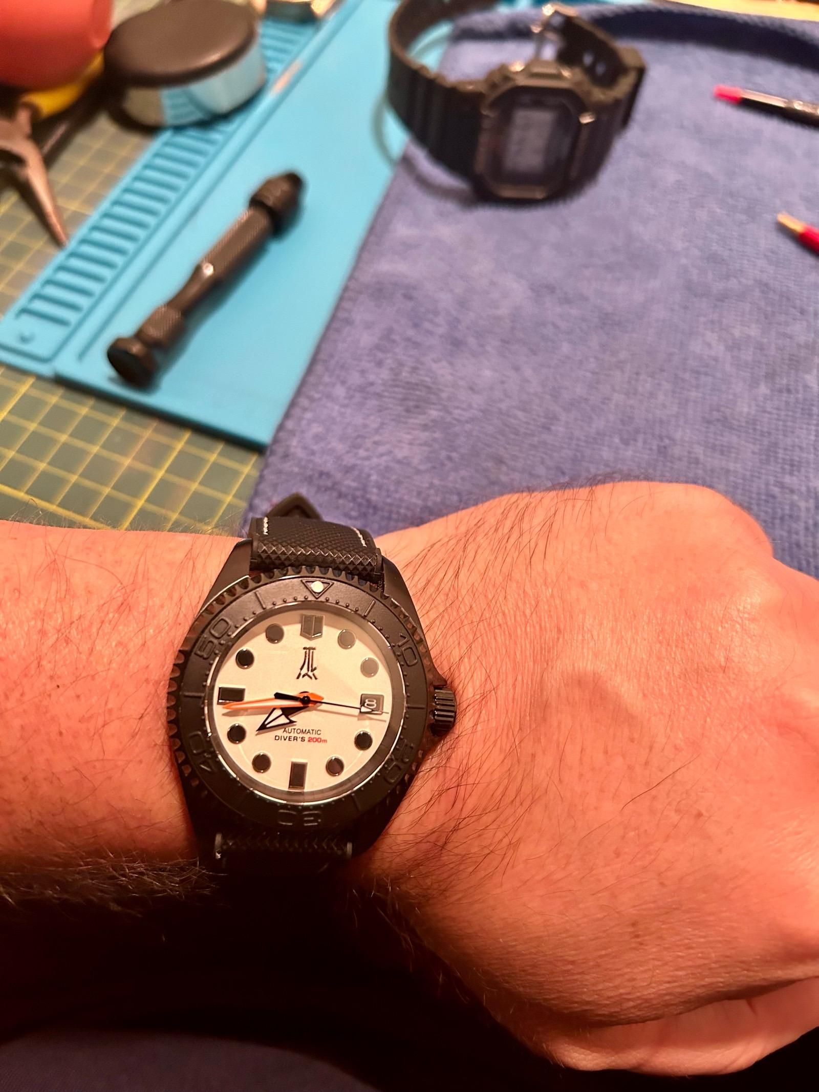 skx007 mod dial change | WatchCrunch