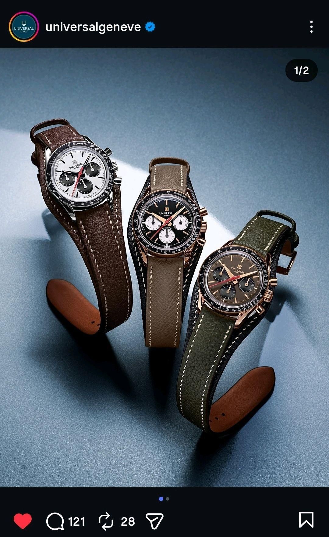 Universal Geneve dropped a "Nina" homage. | WatchCrunch