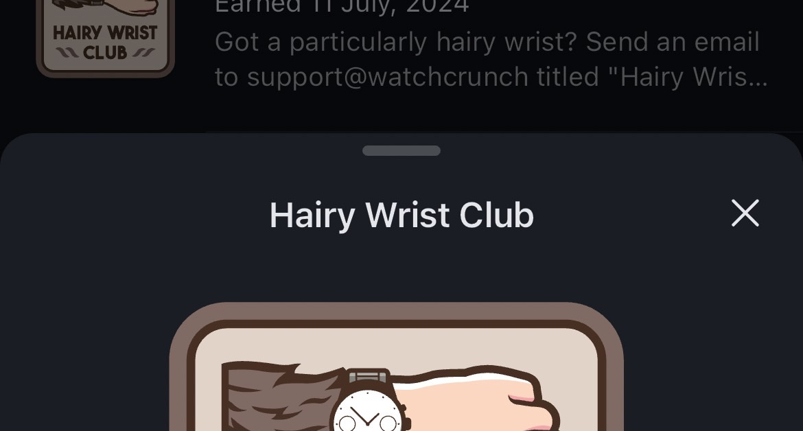 New Member of the Hairy Wrist Club 😆 | WatchCrunch