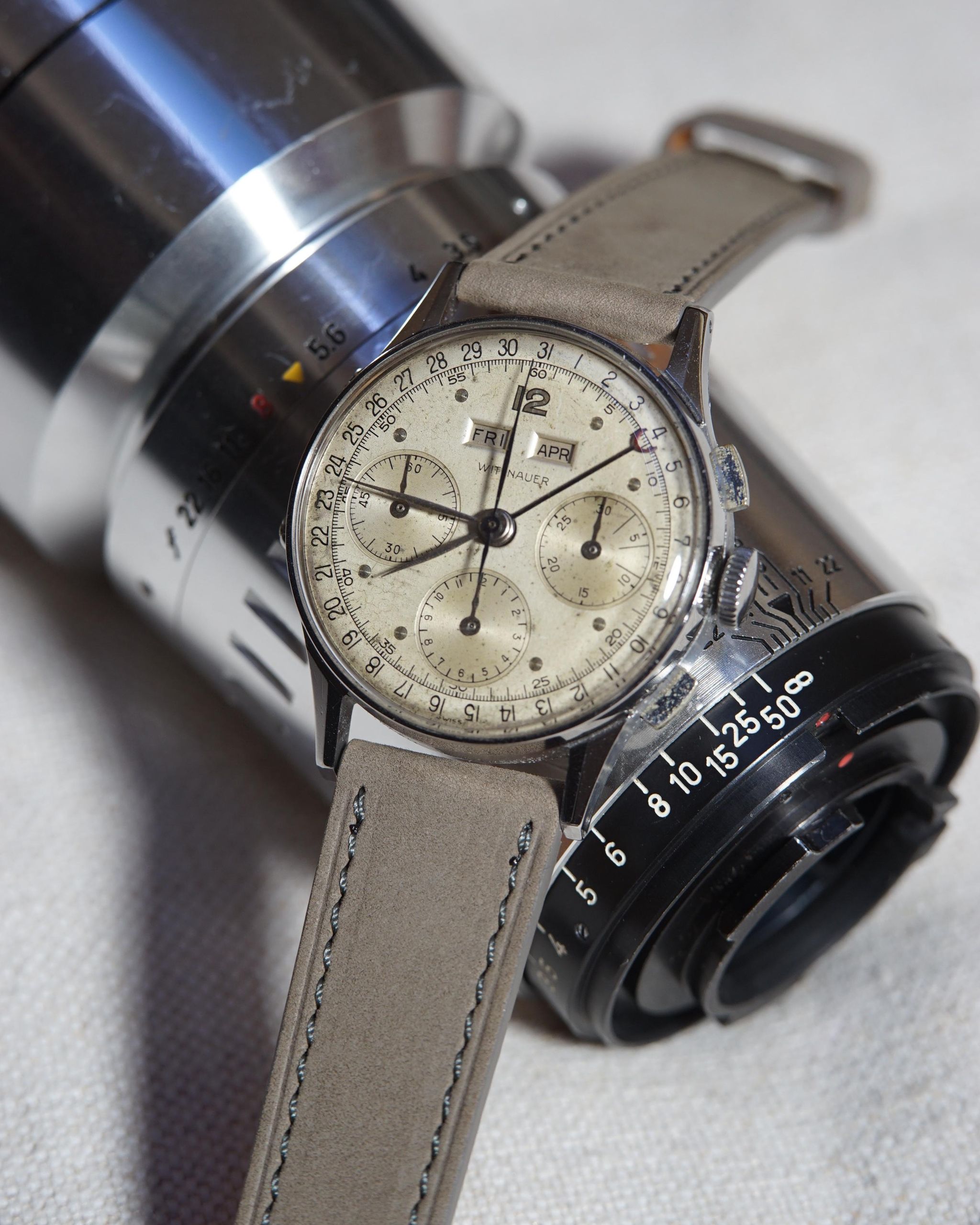 Triple Calendar Chronograph w/ Valjoux 72c | WatchCrunch