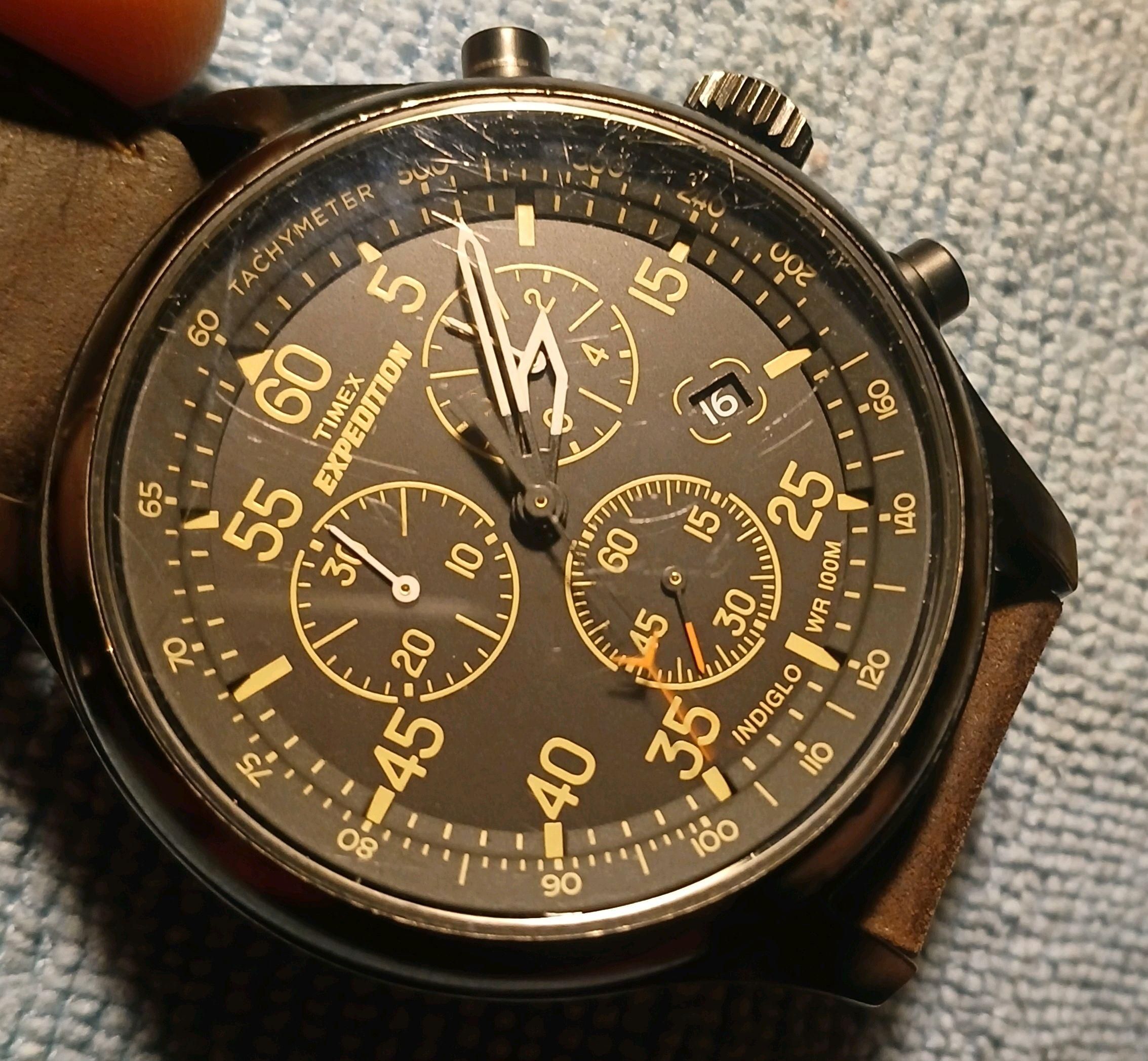 Pre-Owned Timex Expedition Chronograph Field For Sale