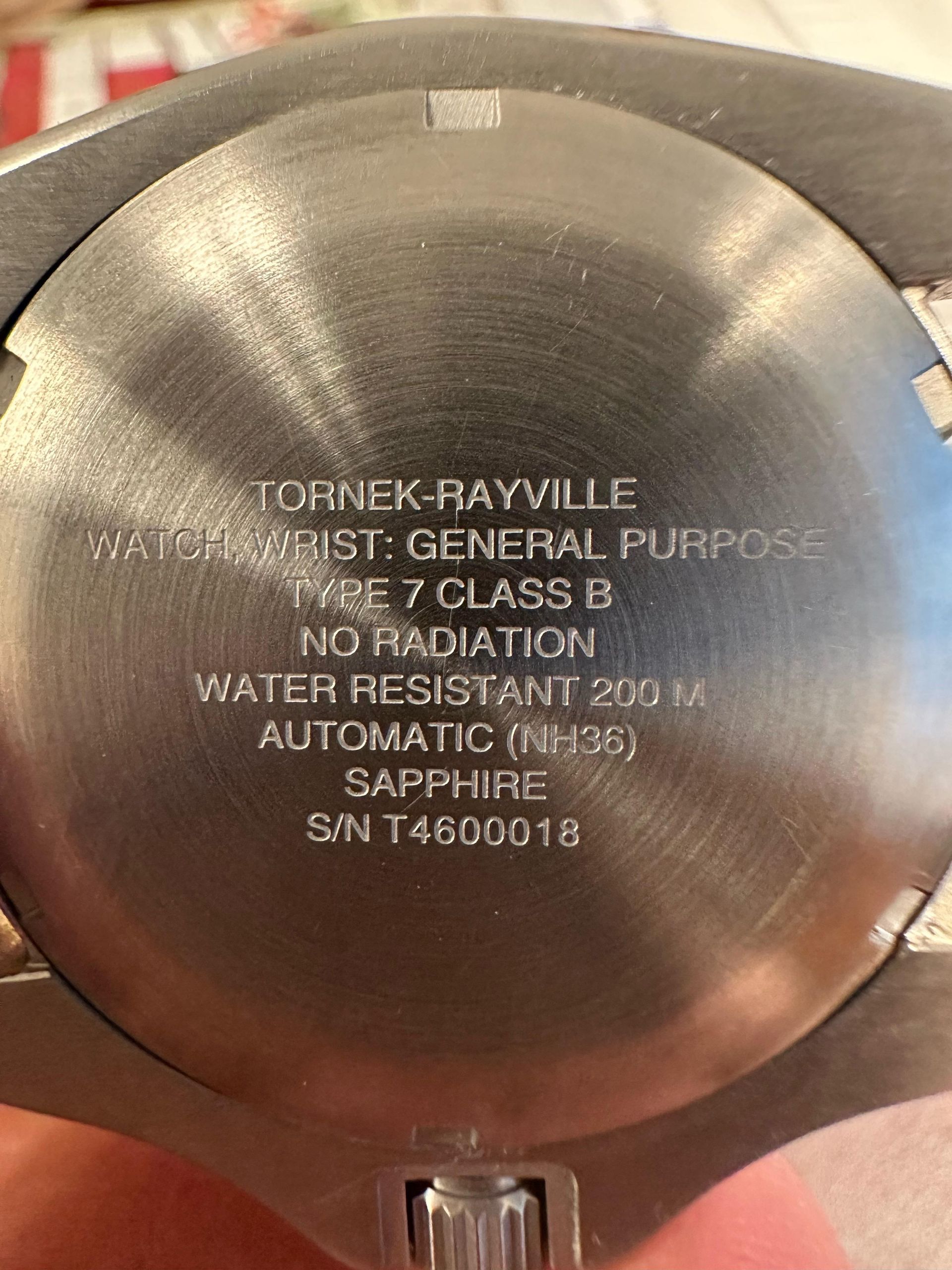 TORNEK-RAYVILLE-TYPE 7B BLAKJAK | WatchCrunch