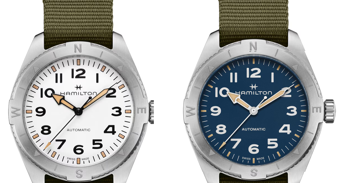 White or Blue dial Hamilton Expedition 37 | WatchCrunch