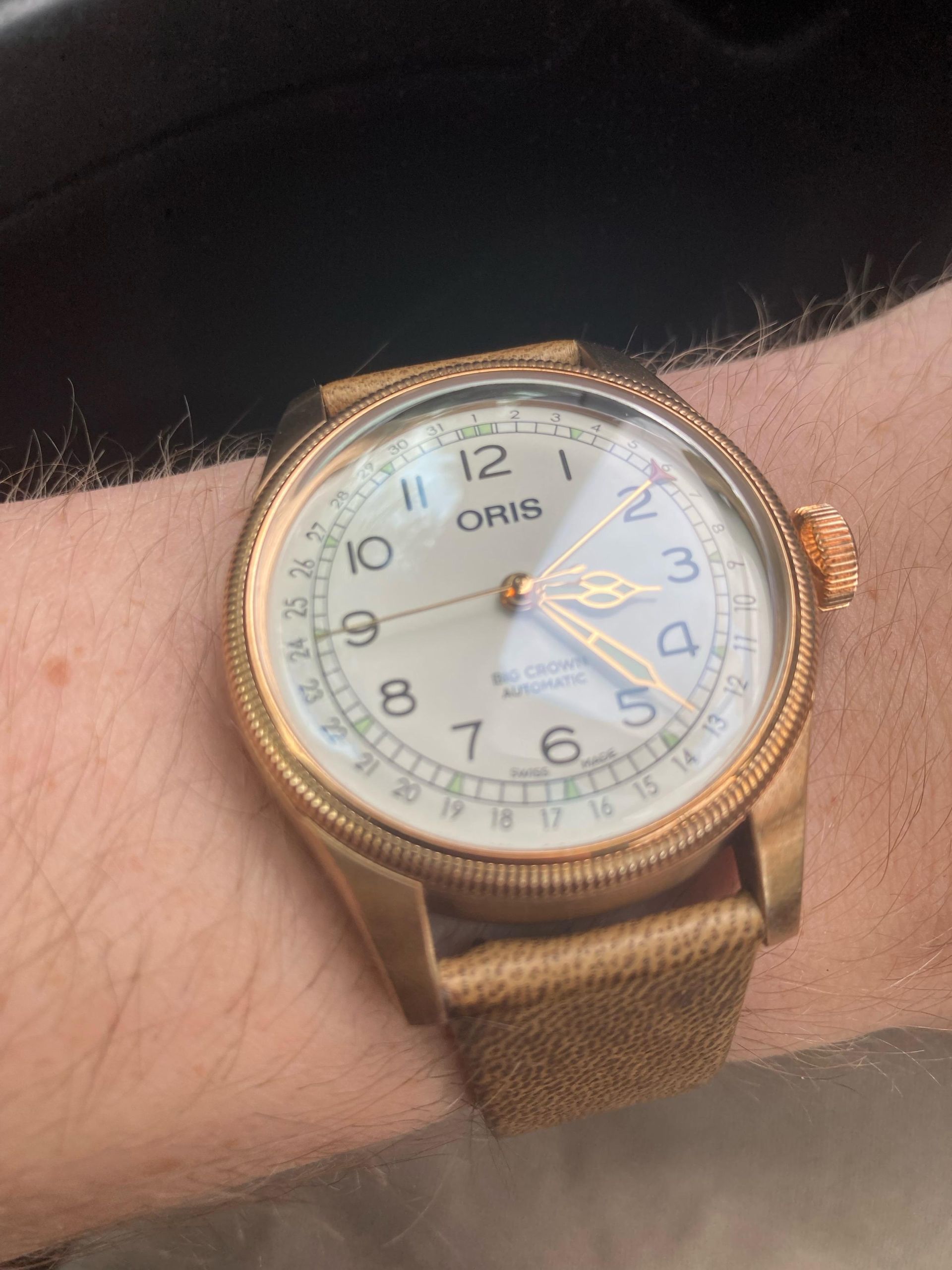 Oris big crown bronze pointer date Father Time limited edition ...