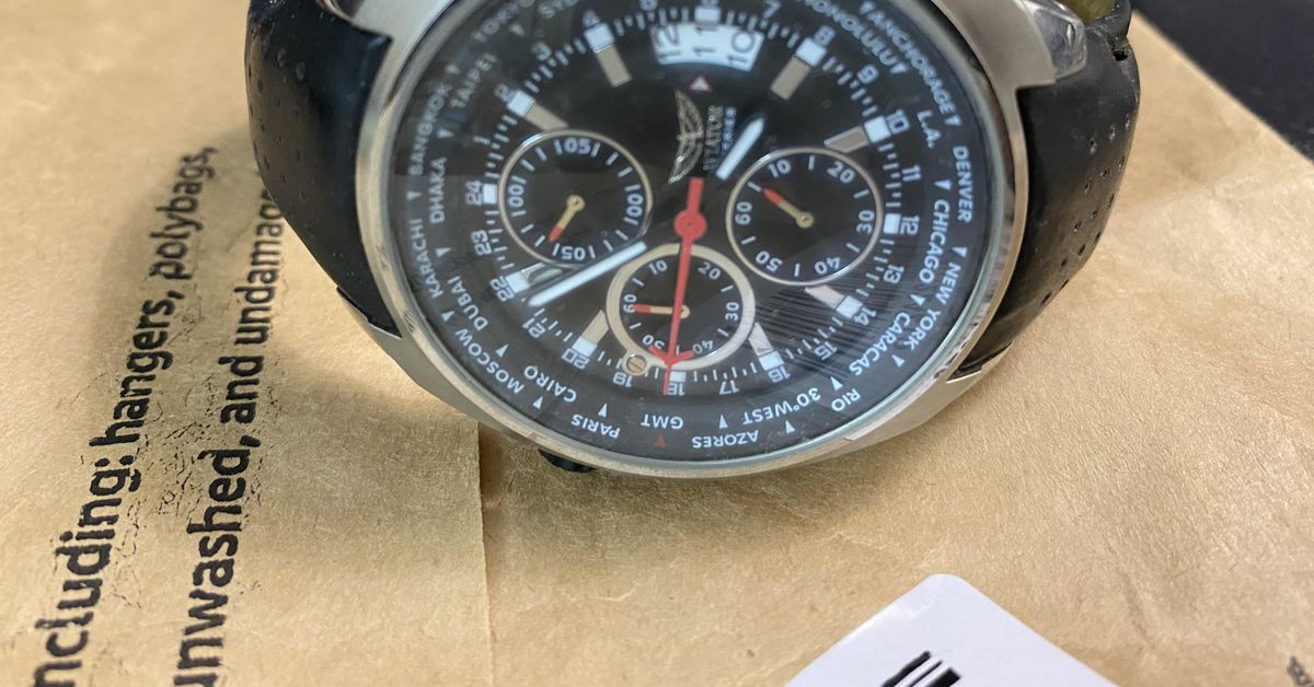 Aviator "F-Series" Watch: Battery change, Black Strap Repair & other Brown Strap options ...