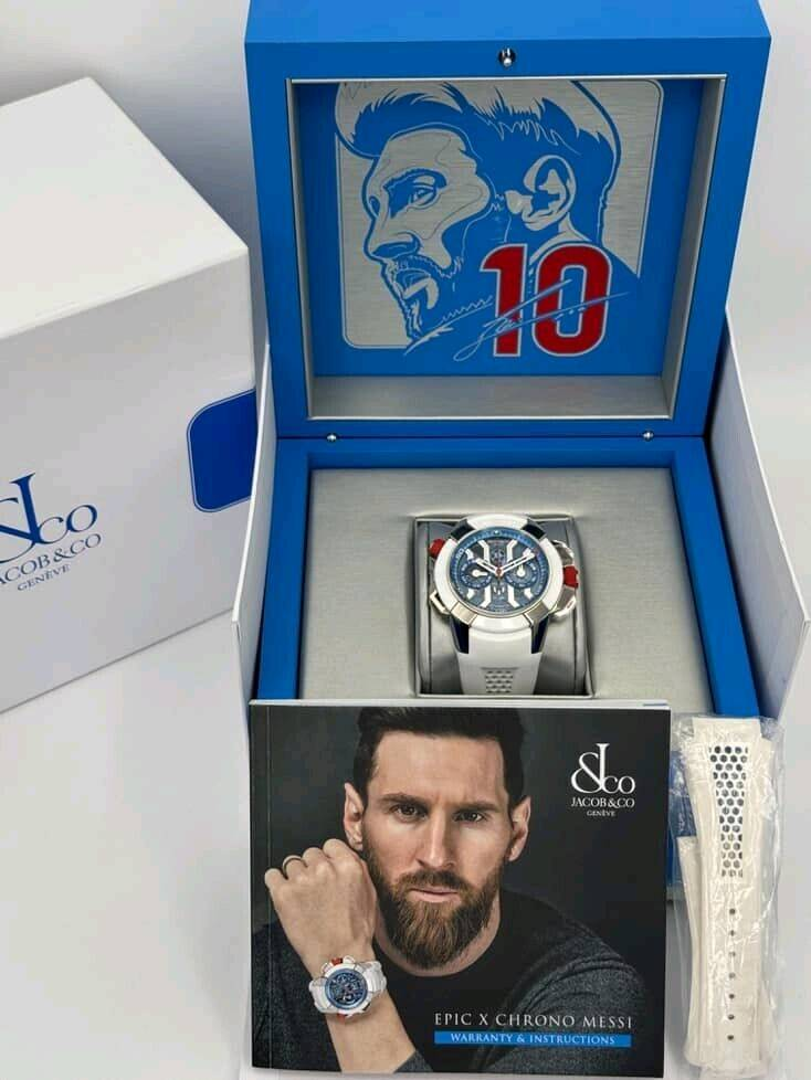 Tumbler jacob and Co x Messi | WatchCrunch