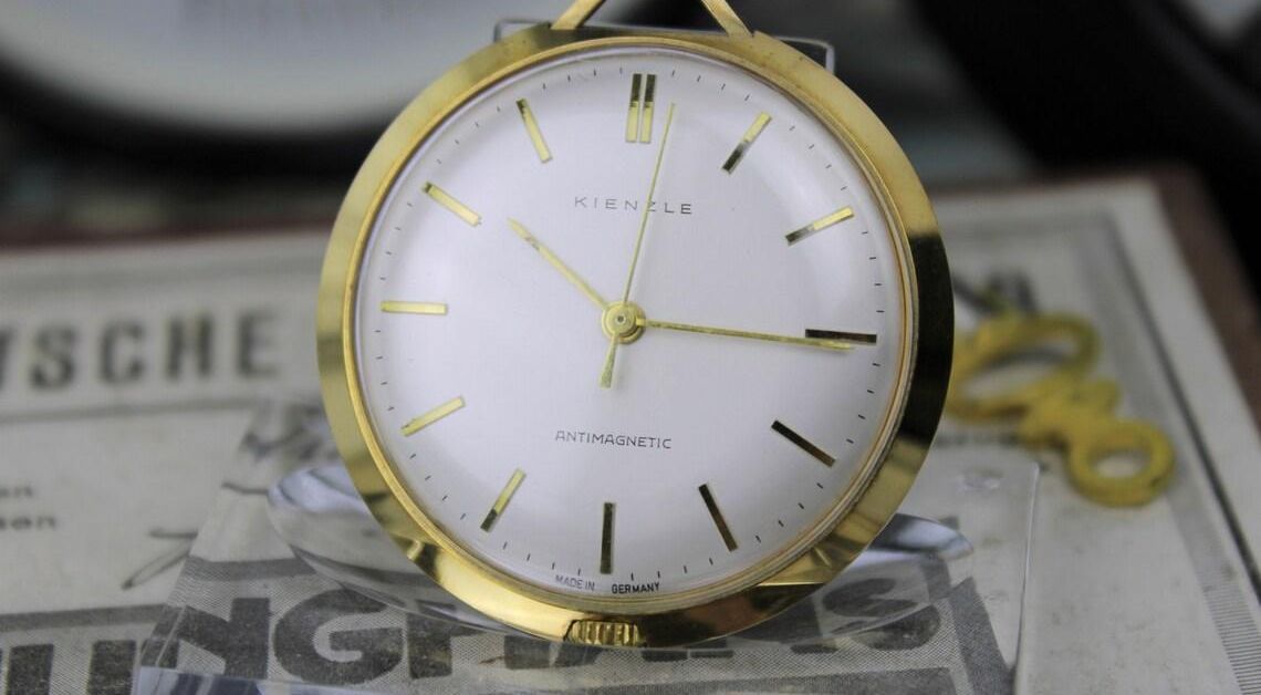 Vintage KIENZLE pocket watch, Antimagnetic | WatchCrunch