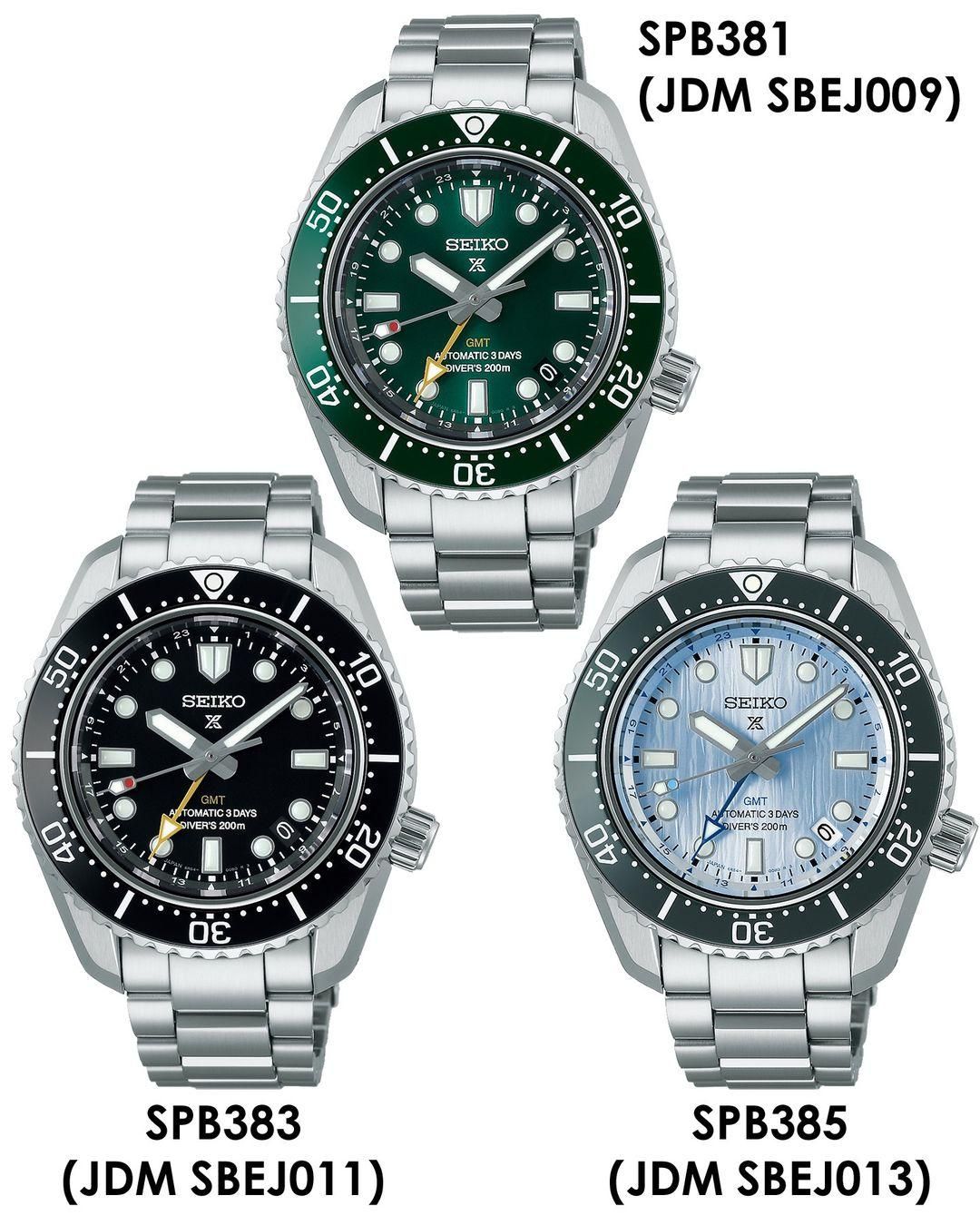 New Automatic Diver GMT from Seiko, introducing the 3 day 6R54 movement ...