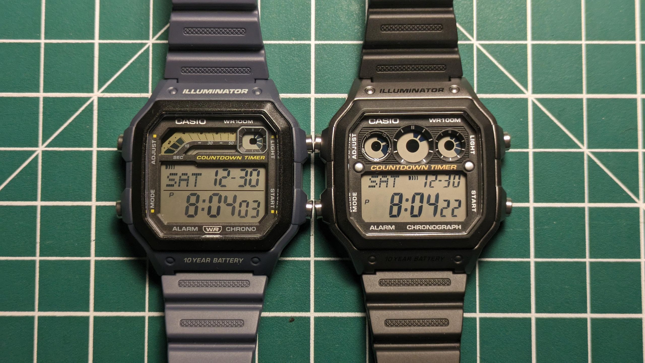 NWA: Casio Royale Alternatives: WS-1600H (Blue) & AE-1300WH | WatchCrunch