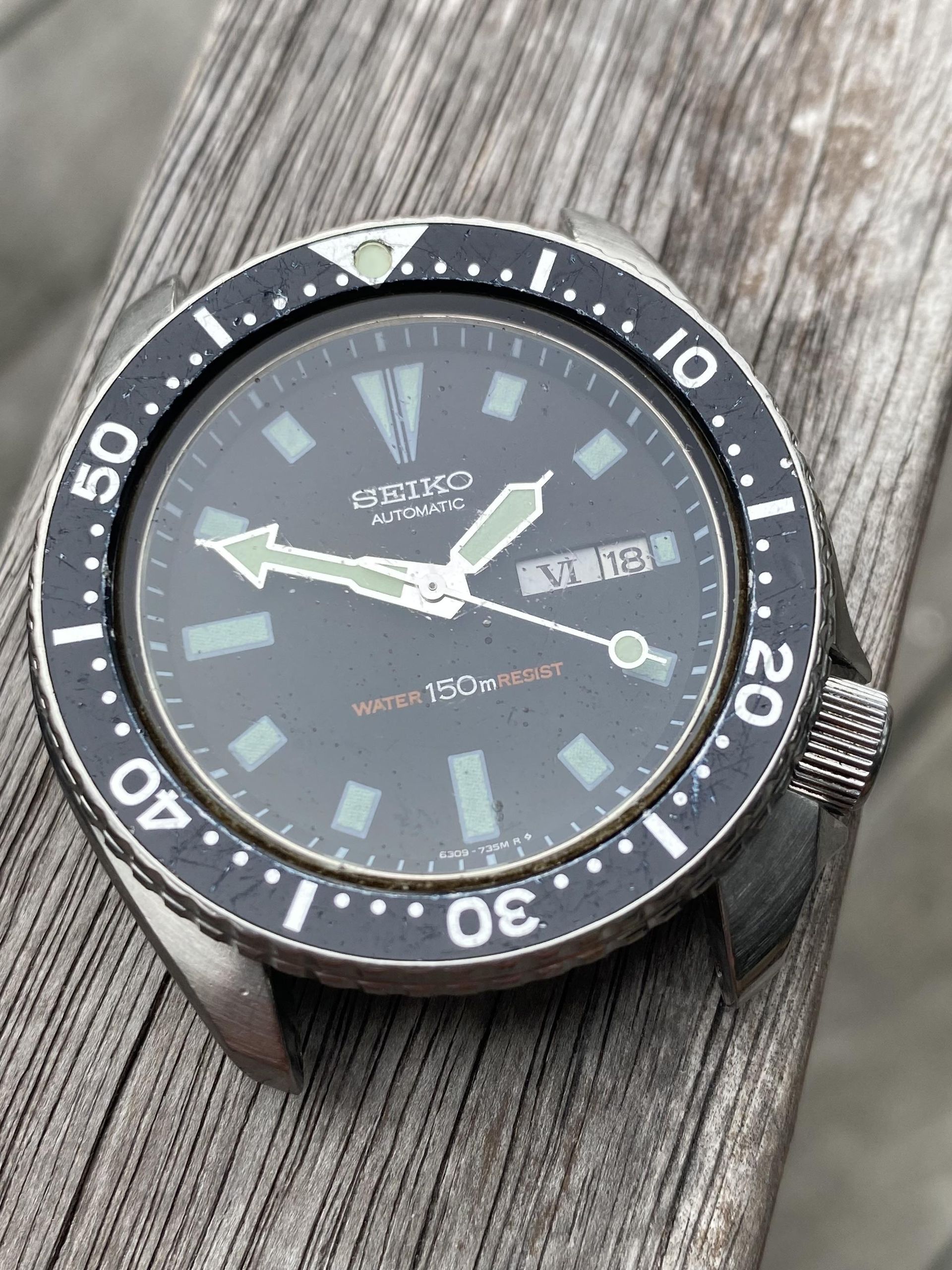 On the bench this week a Vintage Seiko 6309-7290 from 1982 | WatchCrunch