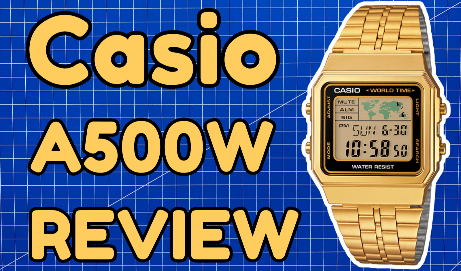 Casio A500W Gold: A Week's Review - Elegance Meets Bling? | WatchCrunch