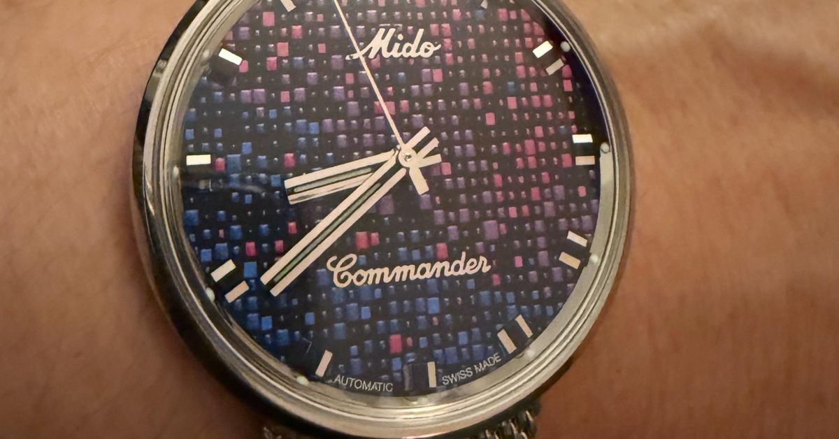 Mido Commander 1959 “Pixel” | WatchCrunch