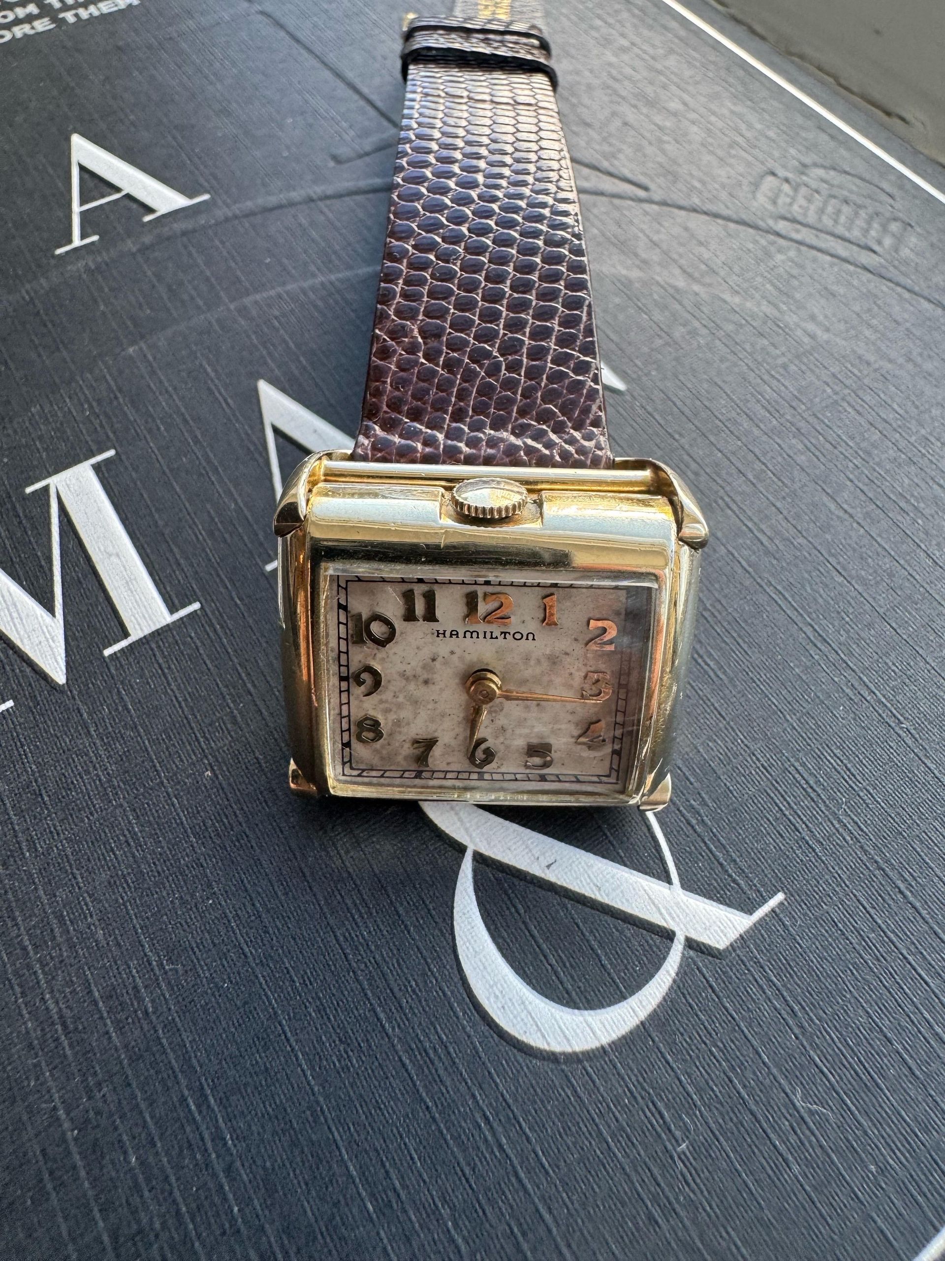 What a cool watch - Hamilton Contour 1938 | WatchCrunch