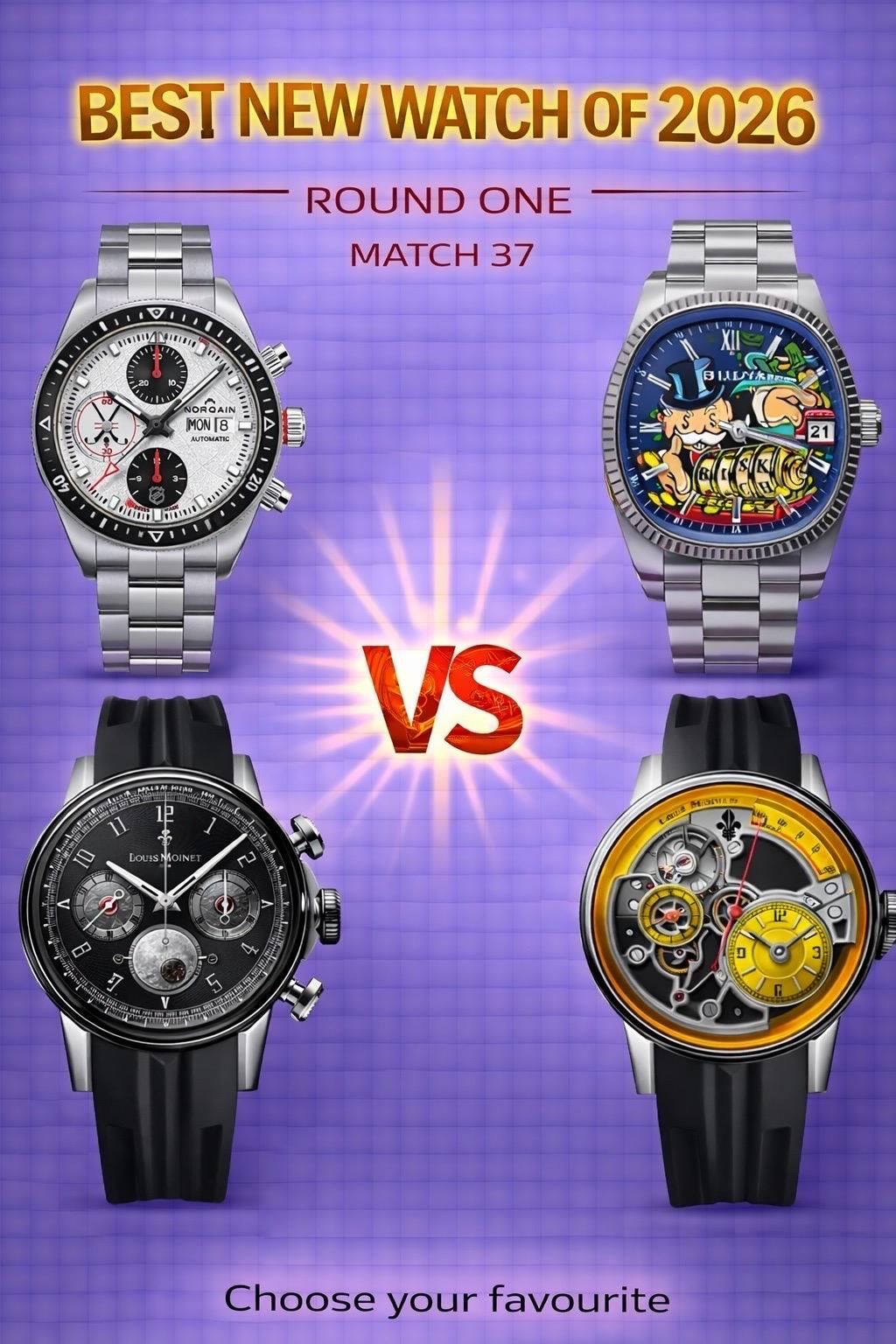 Best New Watch of 2026- Round One, Match 37 | WatchCrunch