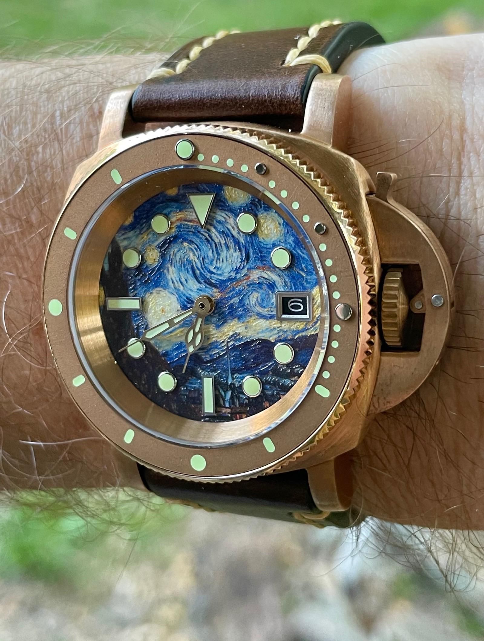 First mod build, Van Gogh Diver (WIP) | WatchCrunch
