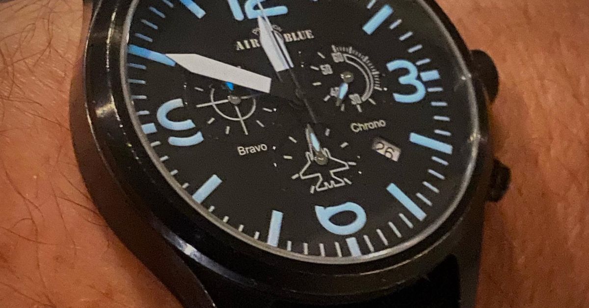 Airblue “Bravo Cockpit Chronograph “ | WatchCrunch