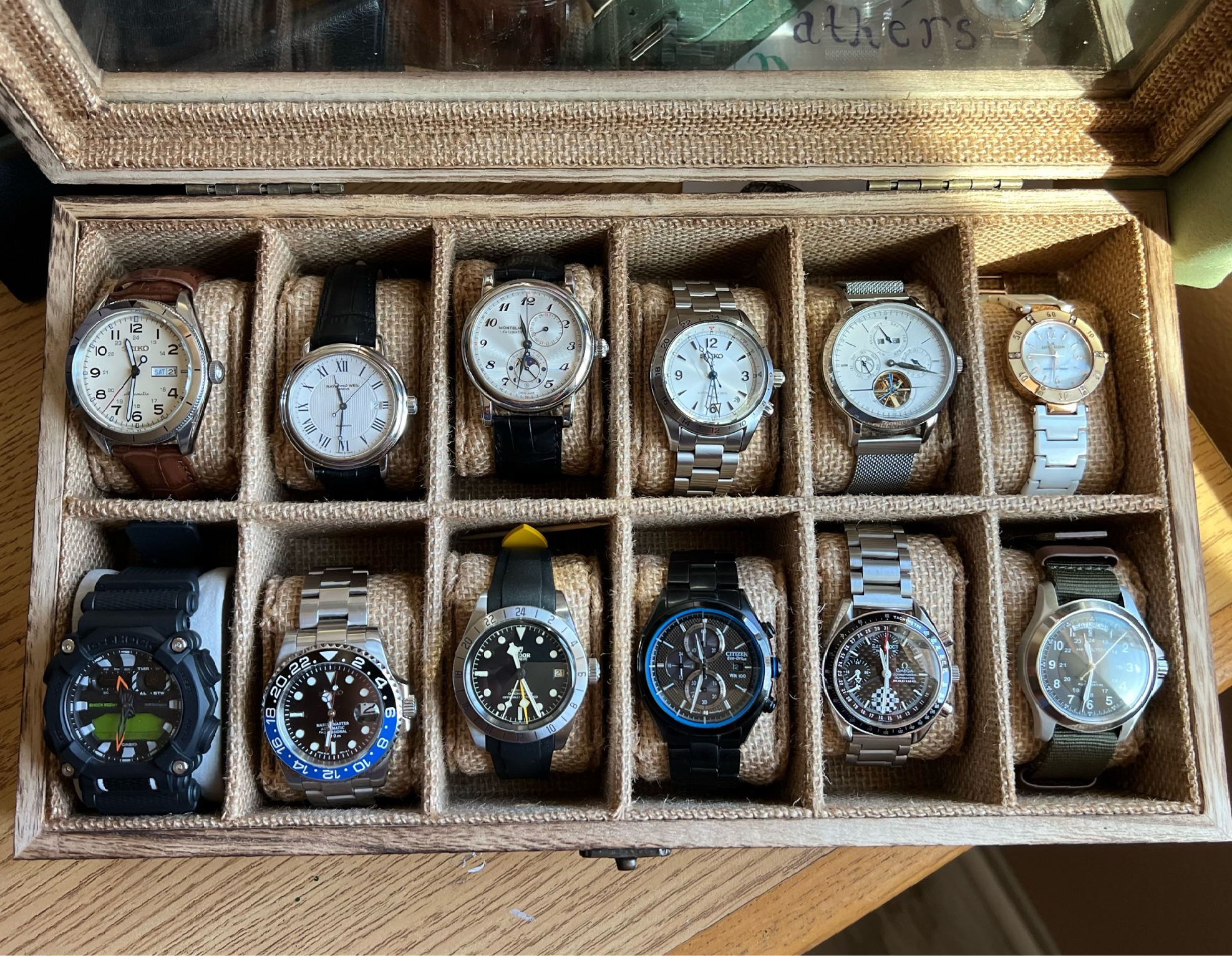 Arranging Watchbox - normal or another watch colllectors quirk ...