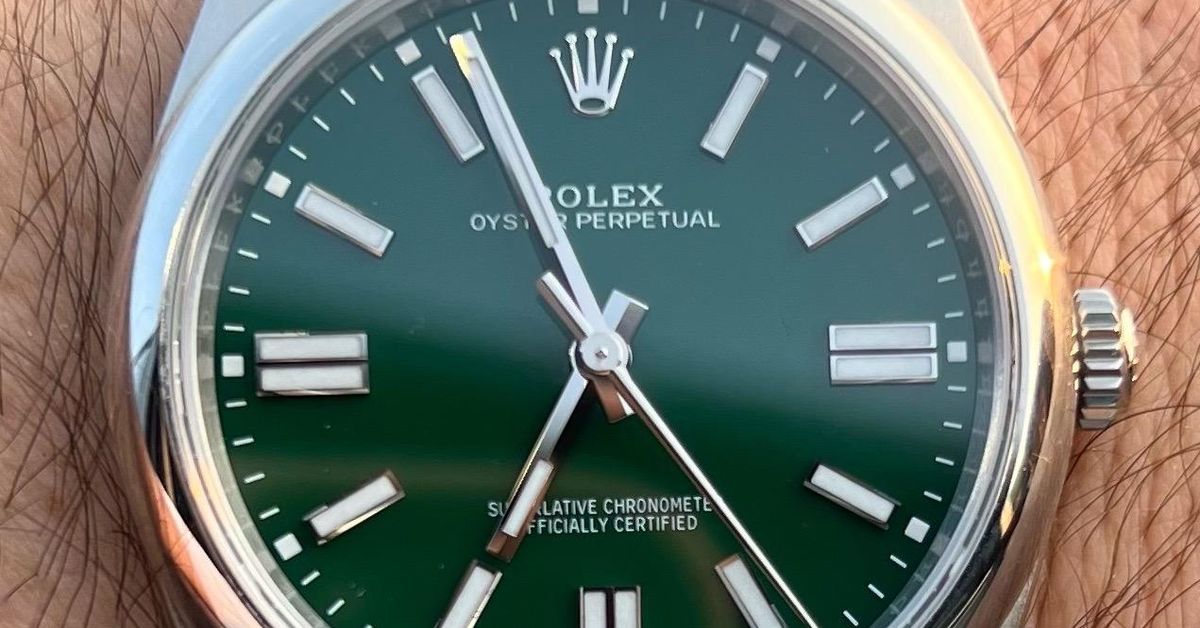 Rolex OP41 Green | WatchCrunch