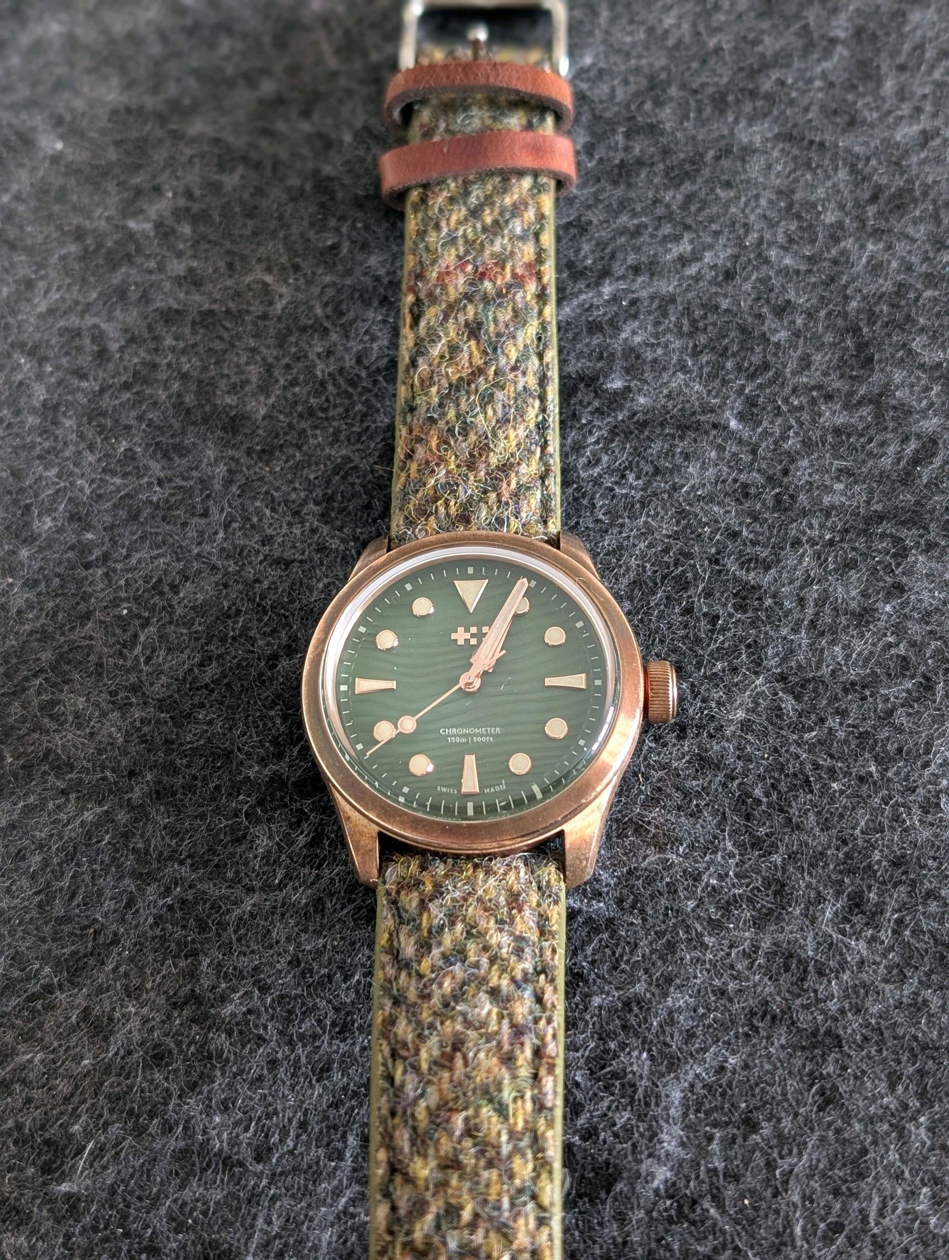 New Harris Tweed Strap | WatchCrunch