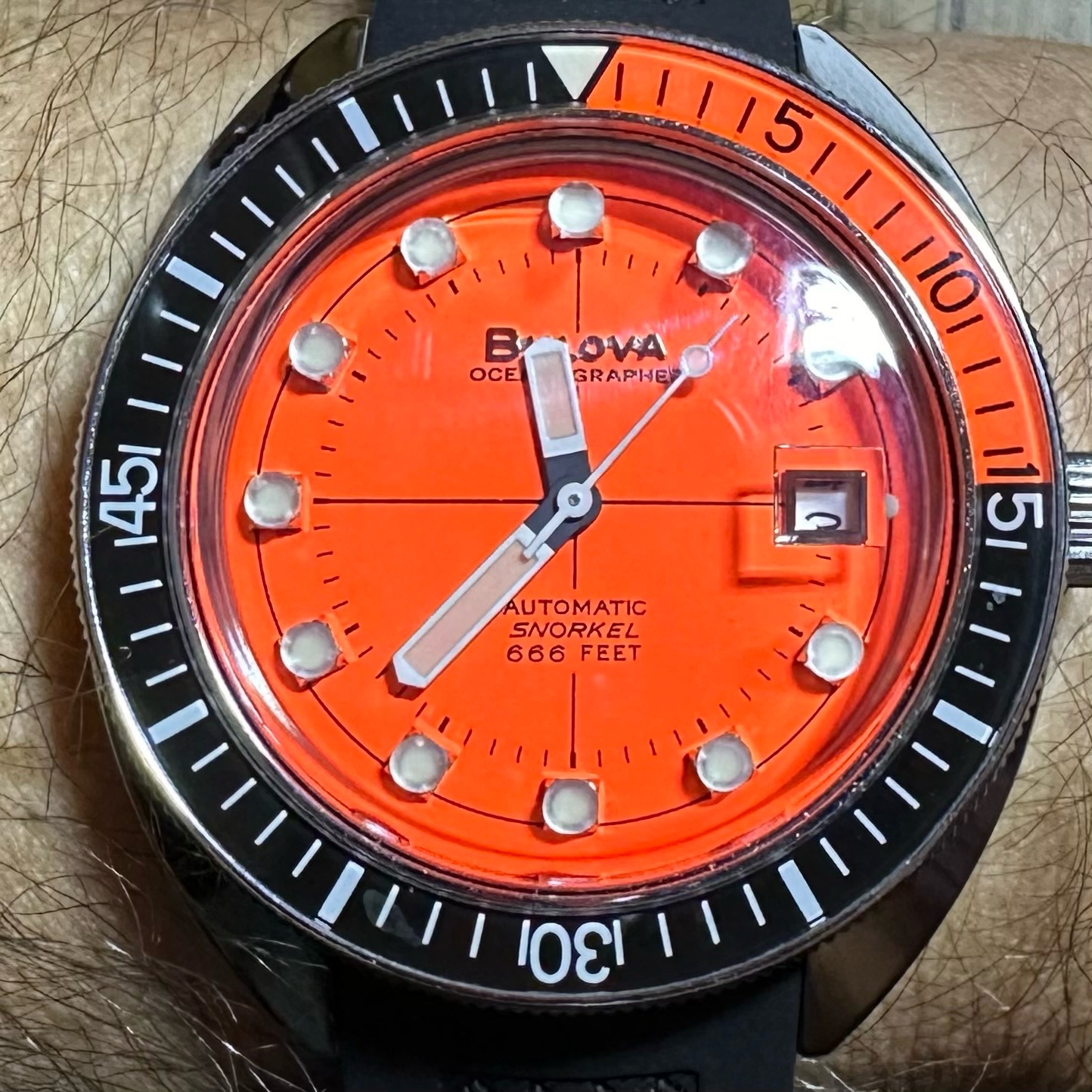 Orange-ween Week #7 - Bulova Oceanographer Devil Diver Automatic ...