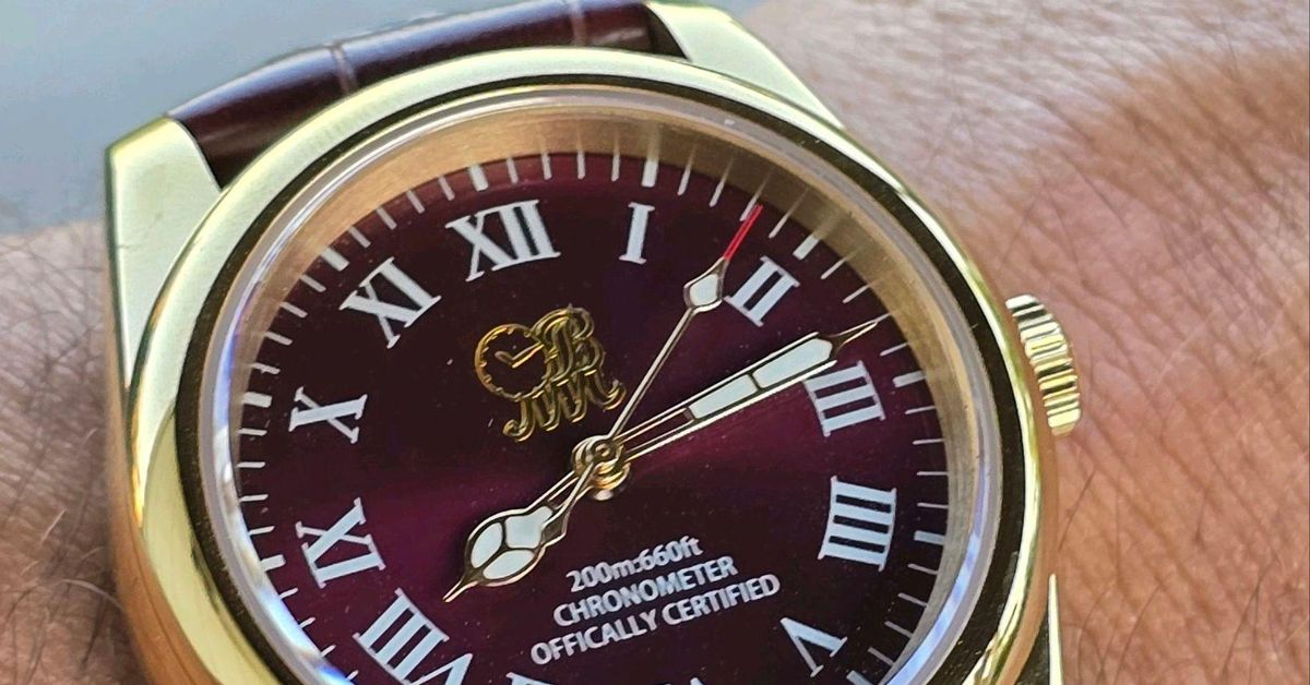 OBM "Bordeaux" 36mm | WatchCrunch