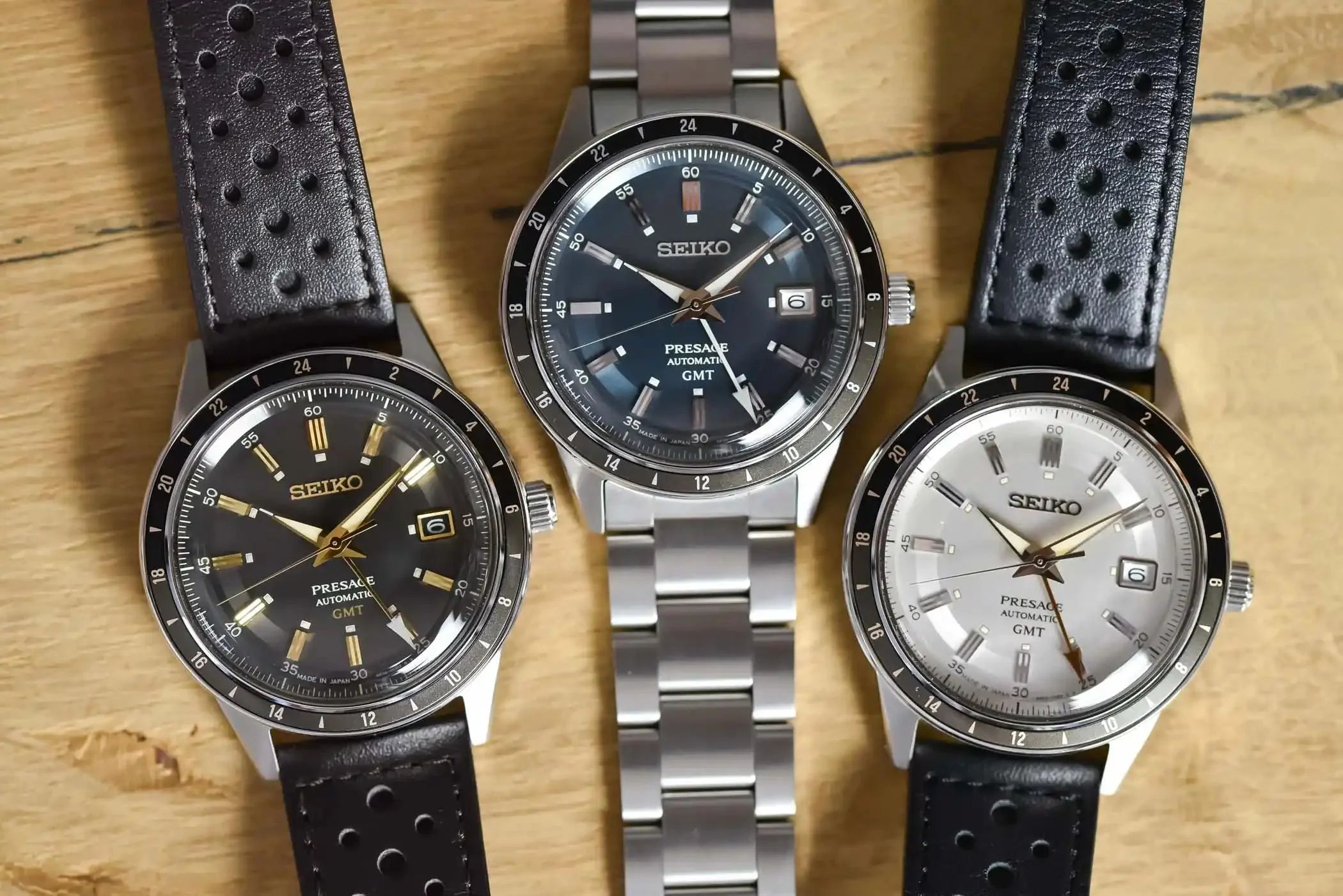 New Presage GMT models with 4R34 movement | WatchCrunch