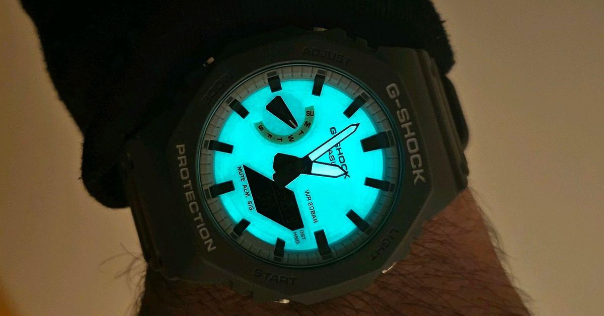 G-Shock Casioak full lume dial | WatchCrunch