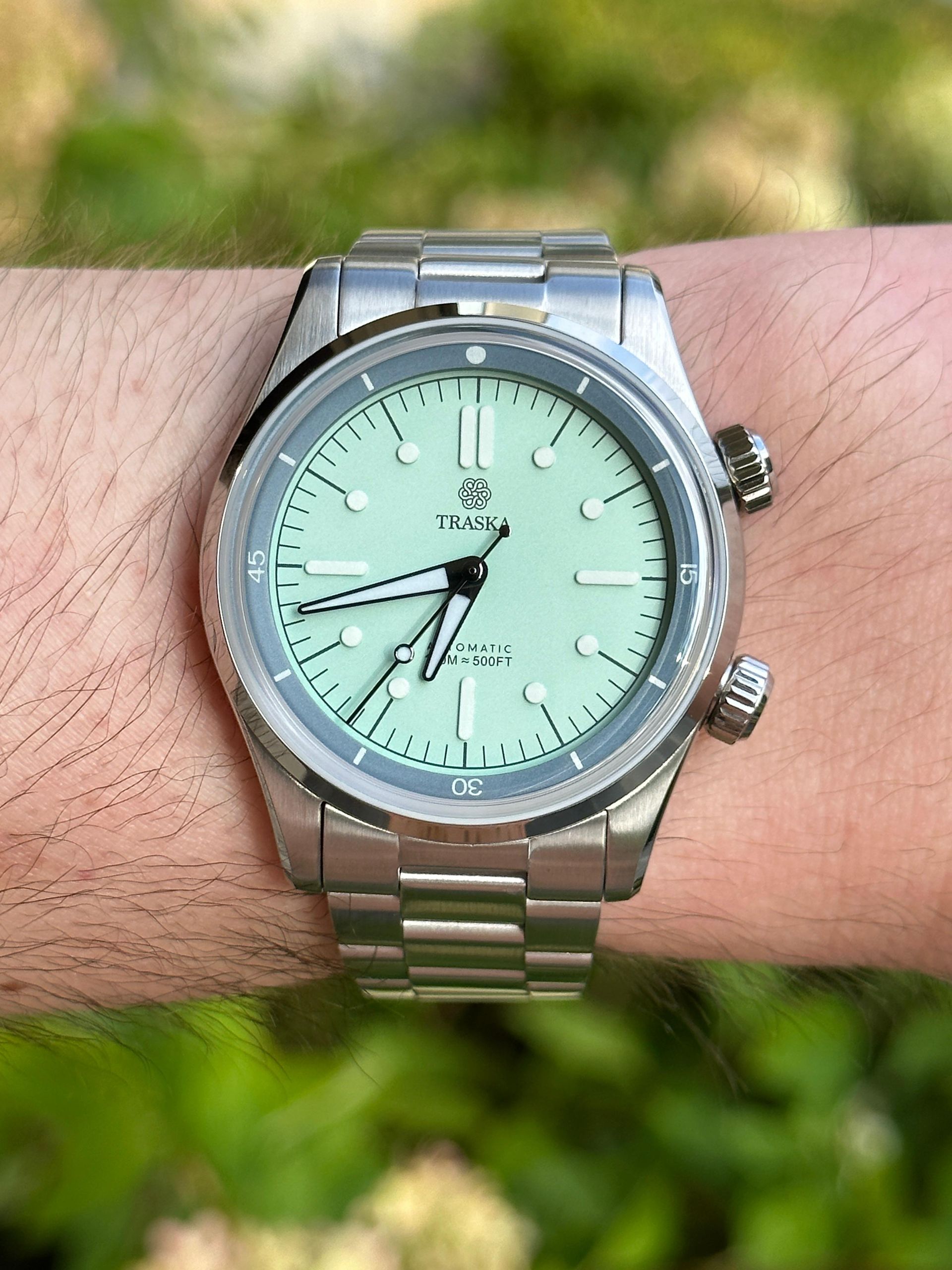 Traska Seafarer Mint dial NWA | WatchCrunch