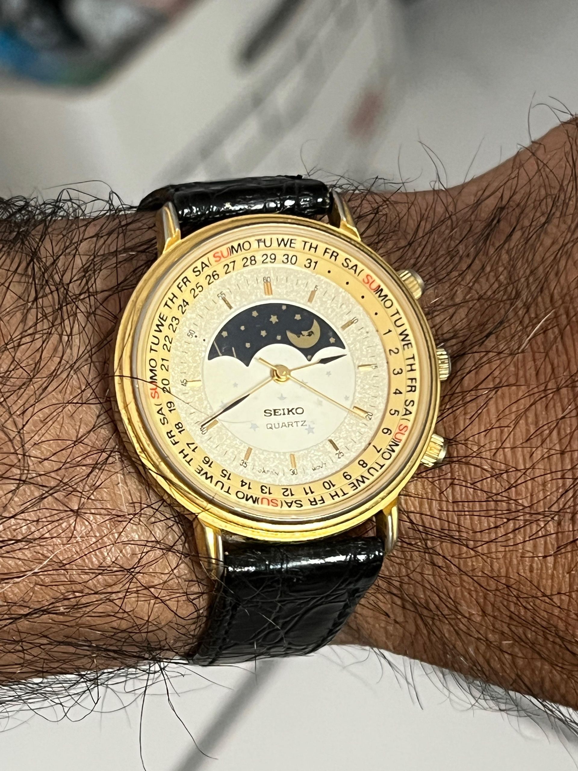 Seiko Moon and Calendar watch | WatchCrunch