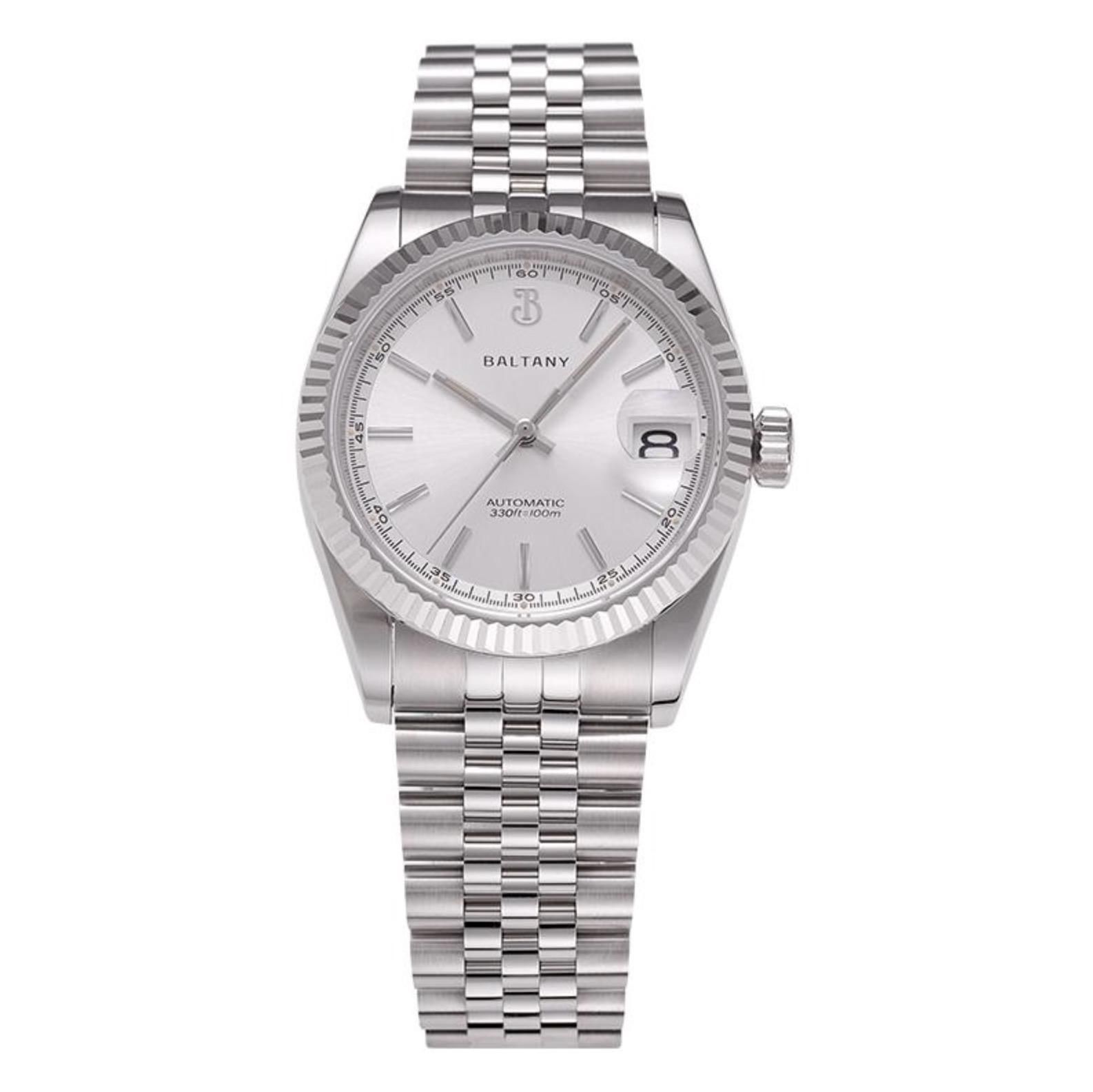 Baltany S4084 36mm Datejust homage + engraved rehaut! | WatchCrunch