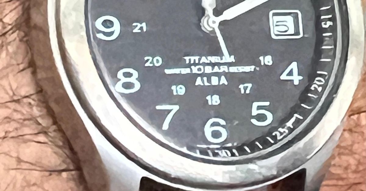 ALBA Epsilon Solar Titanium Field Watch | WatchCrunch